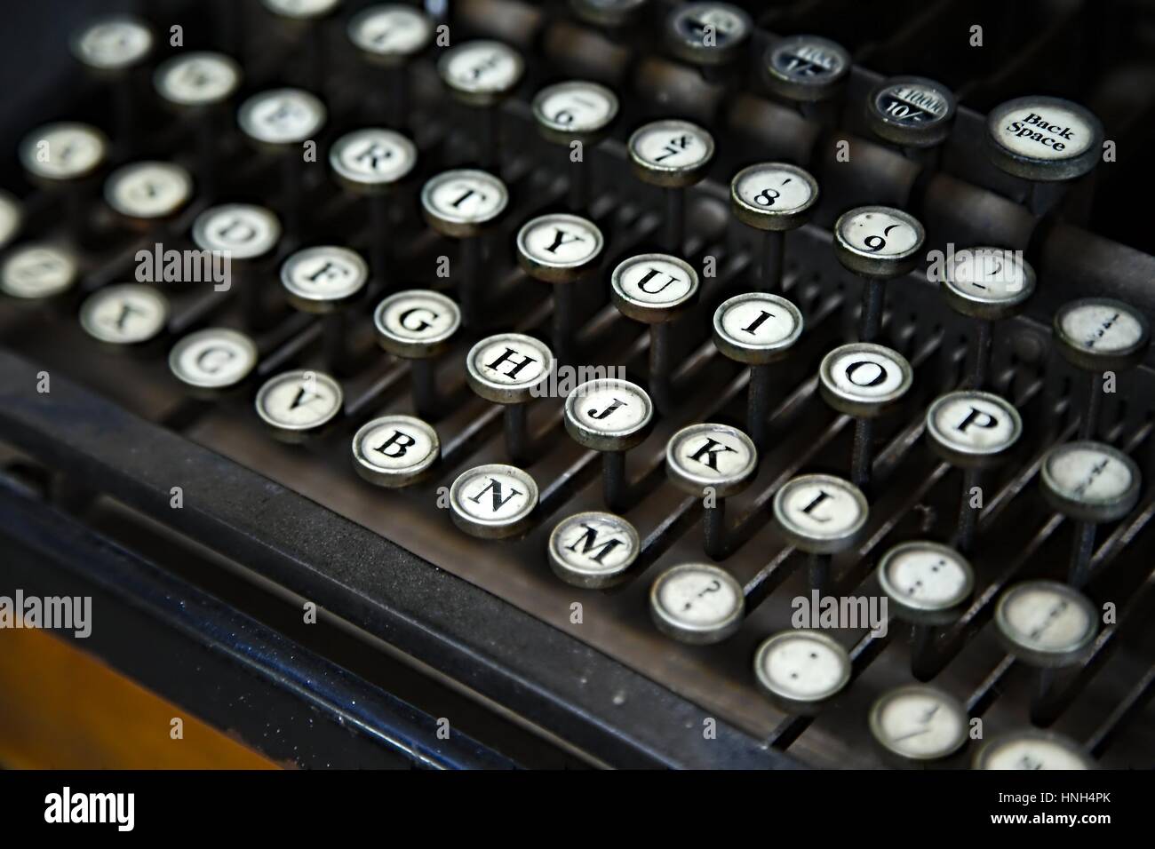 Vintage typewriter keyboard letters hi-res stock photography and images ...