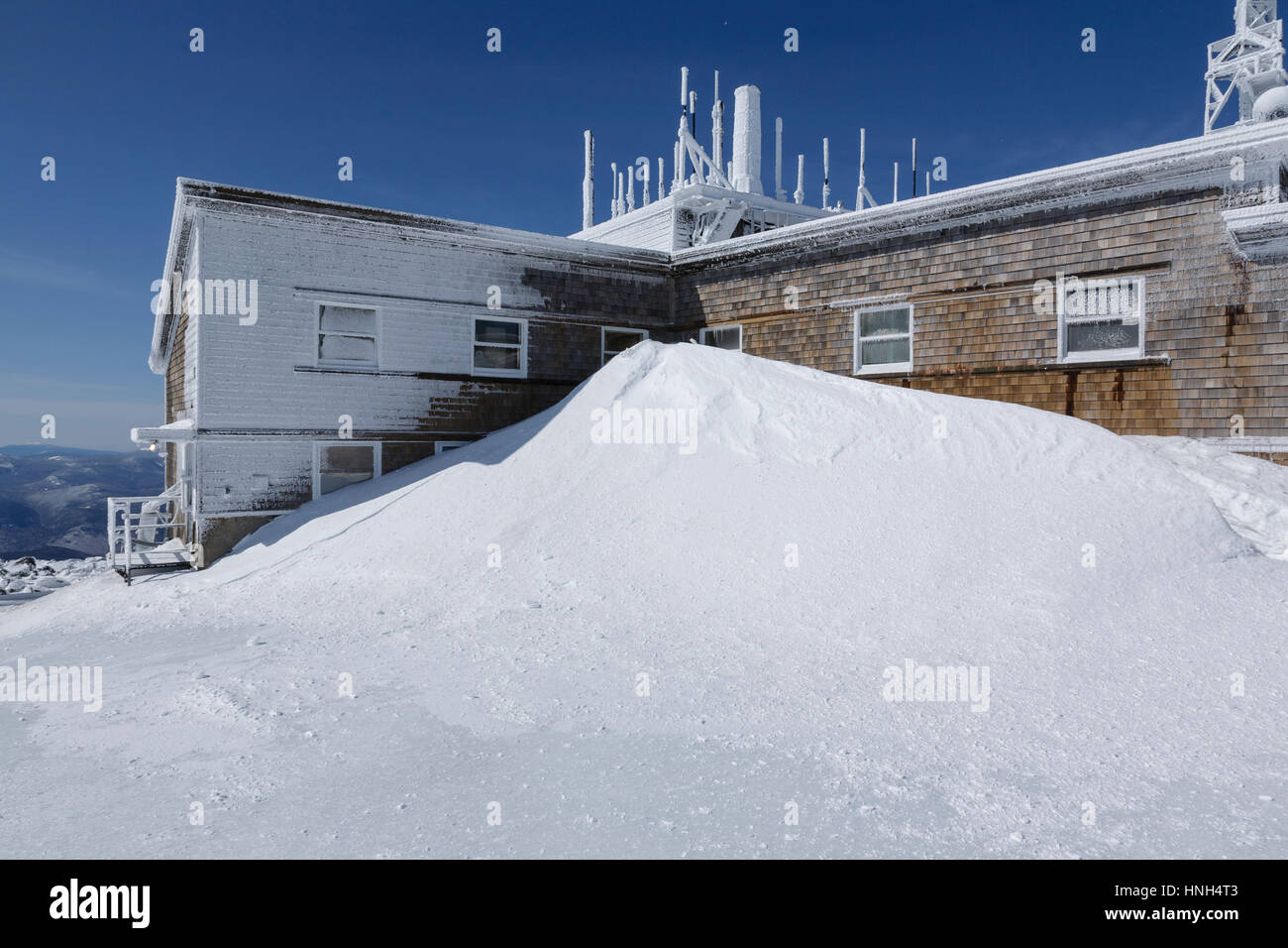The Yankee Building on the summit of Mount Washington in the White ...