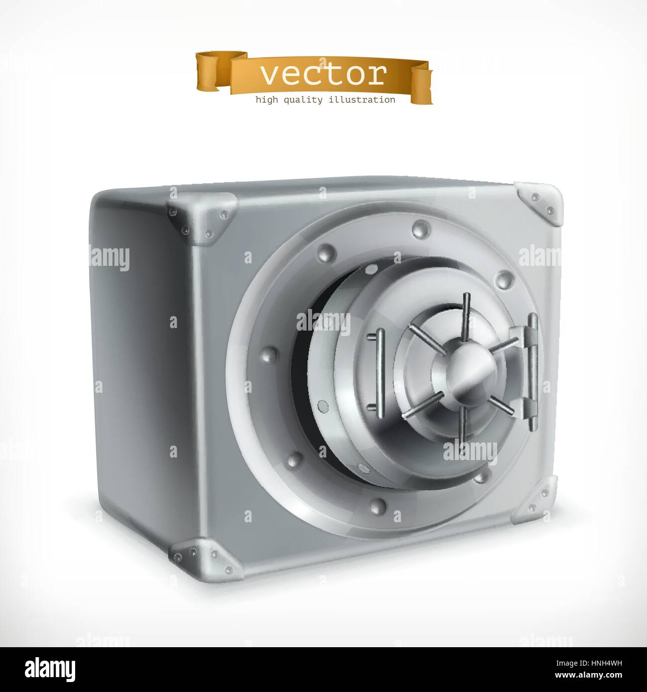 Safe box money 3d Stock Vector Images - Alamy