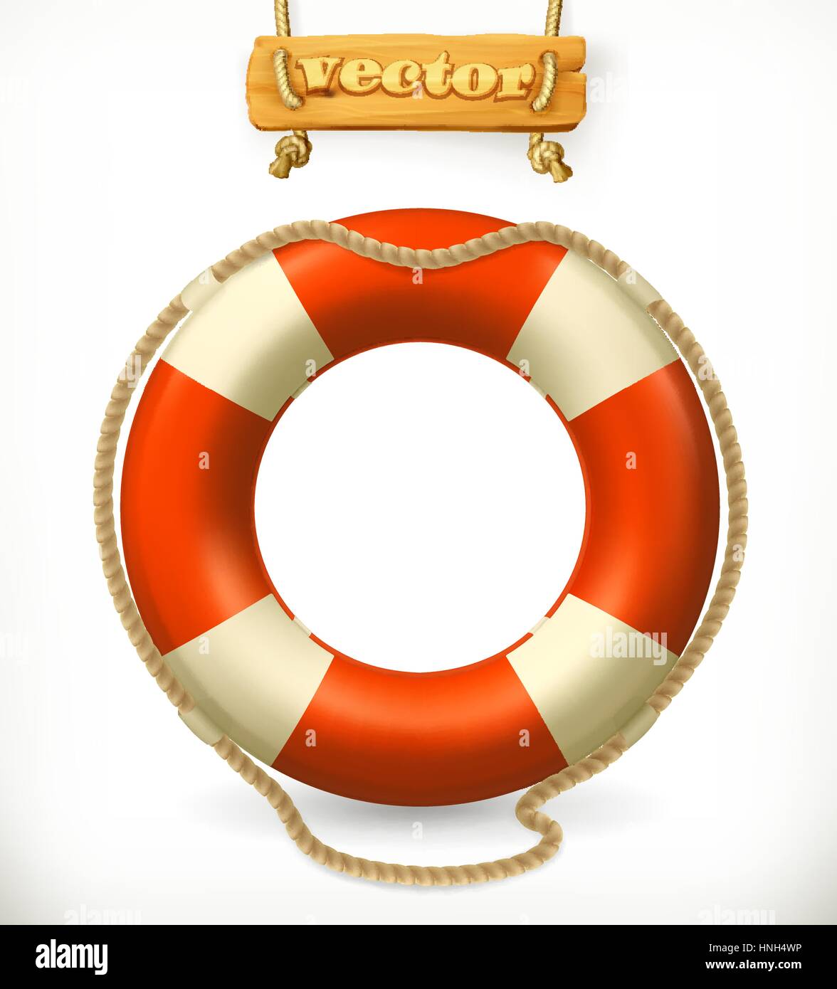 Lifebuoy, 3d vector icon Stock Vector Image & Art - Alamy