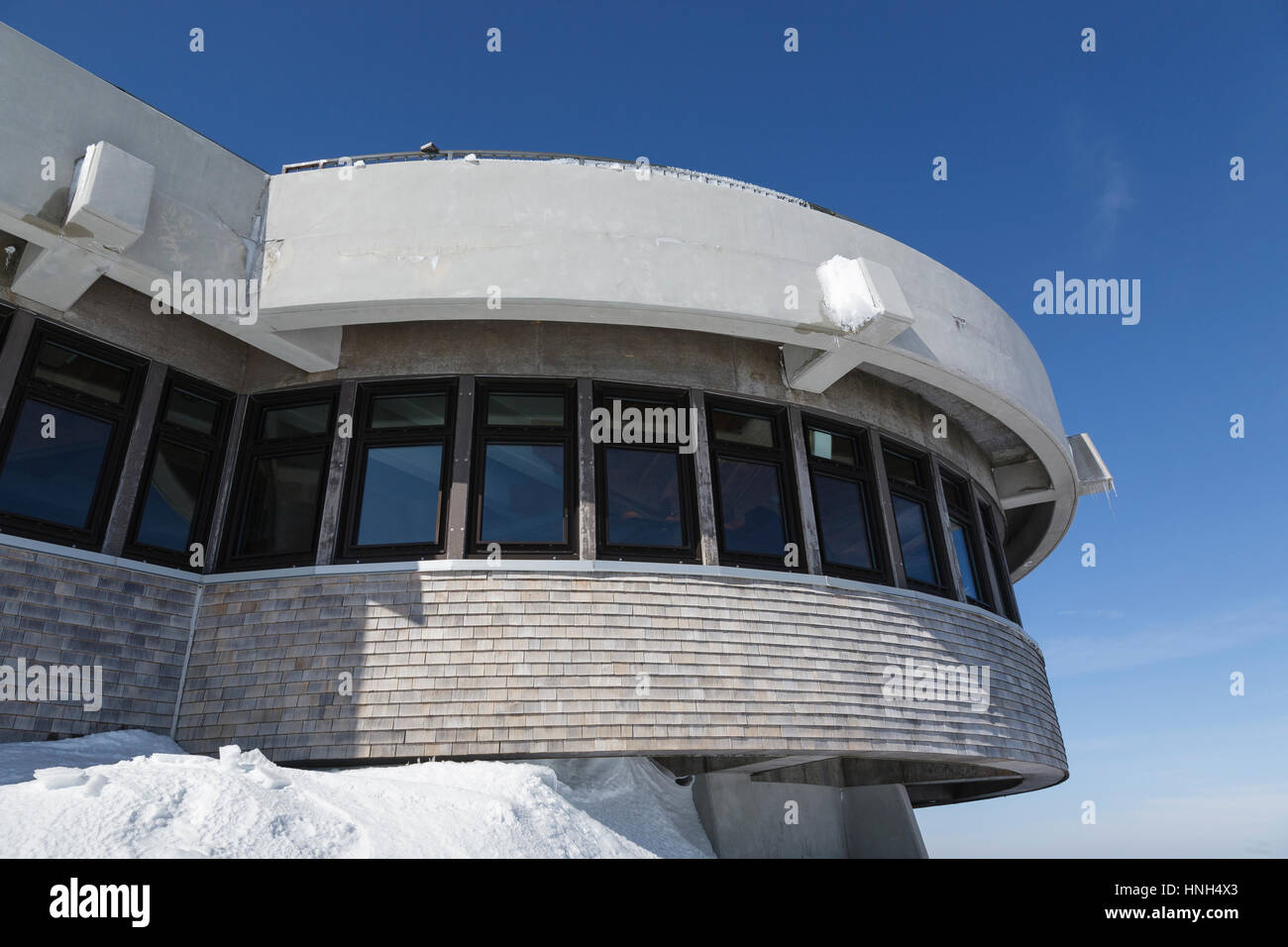 The summit of Mount Washington in the White Mountains, New Hampshire ...
