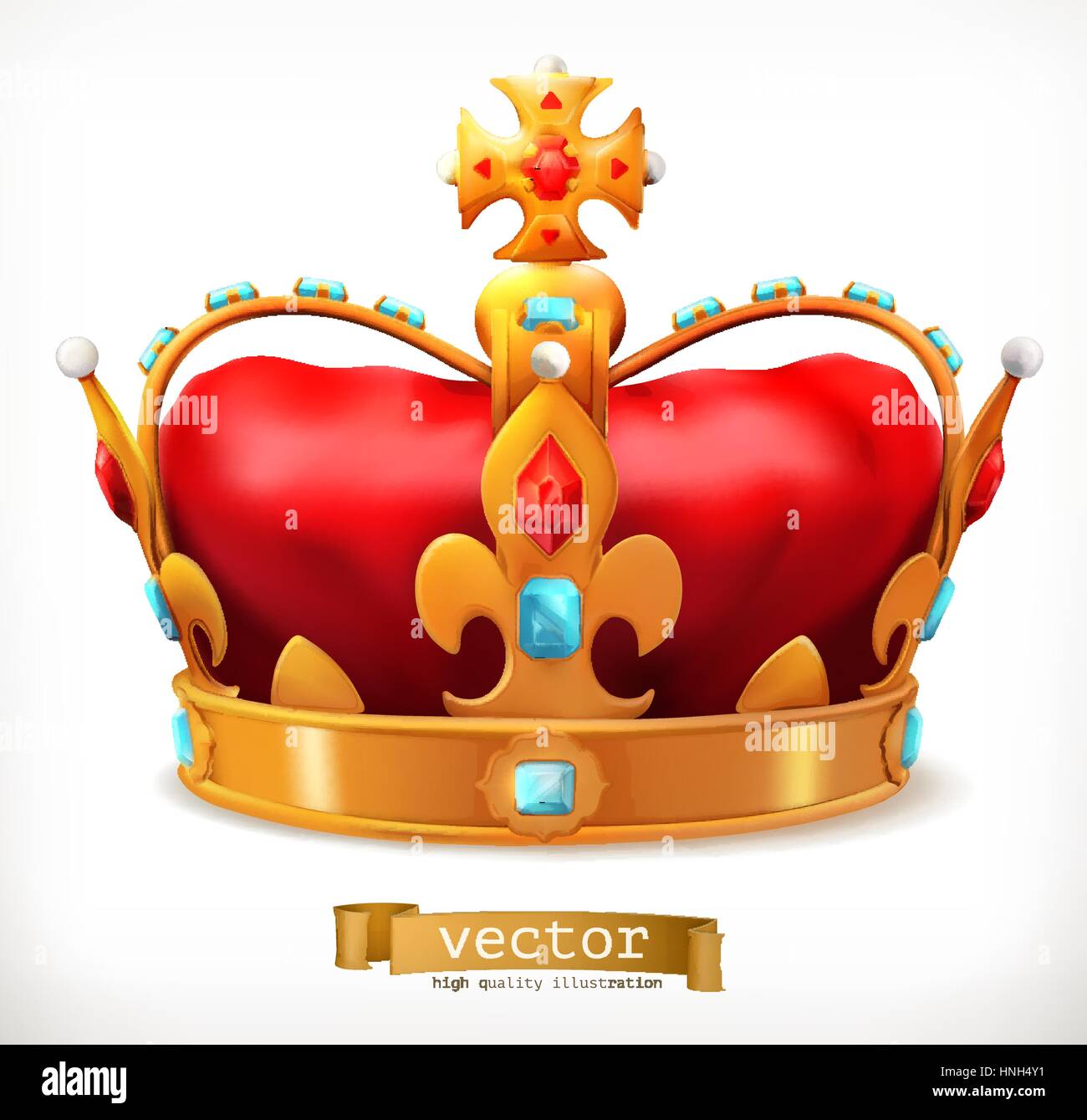 Monarchy insignia Stock Vector Images - Alamy