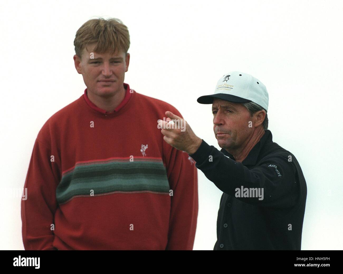 GARY PLAYER & ERNIE ELS SOUTH AFRICA 22 July 1997 Stock Photo - Alamy