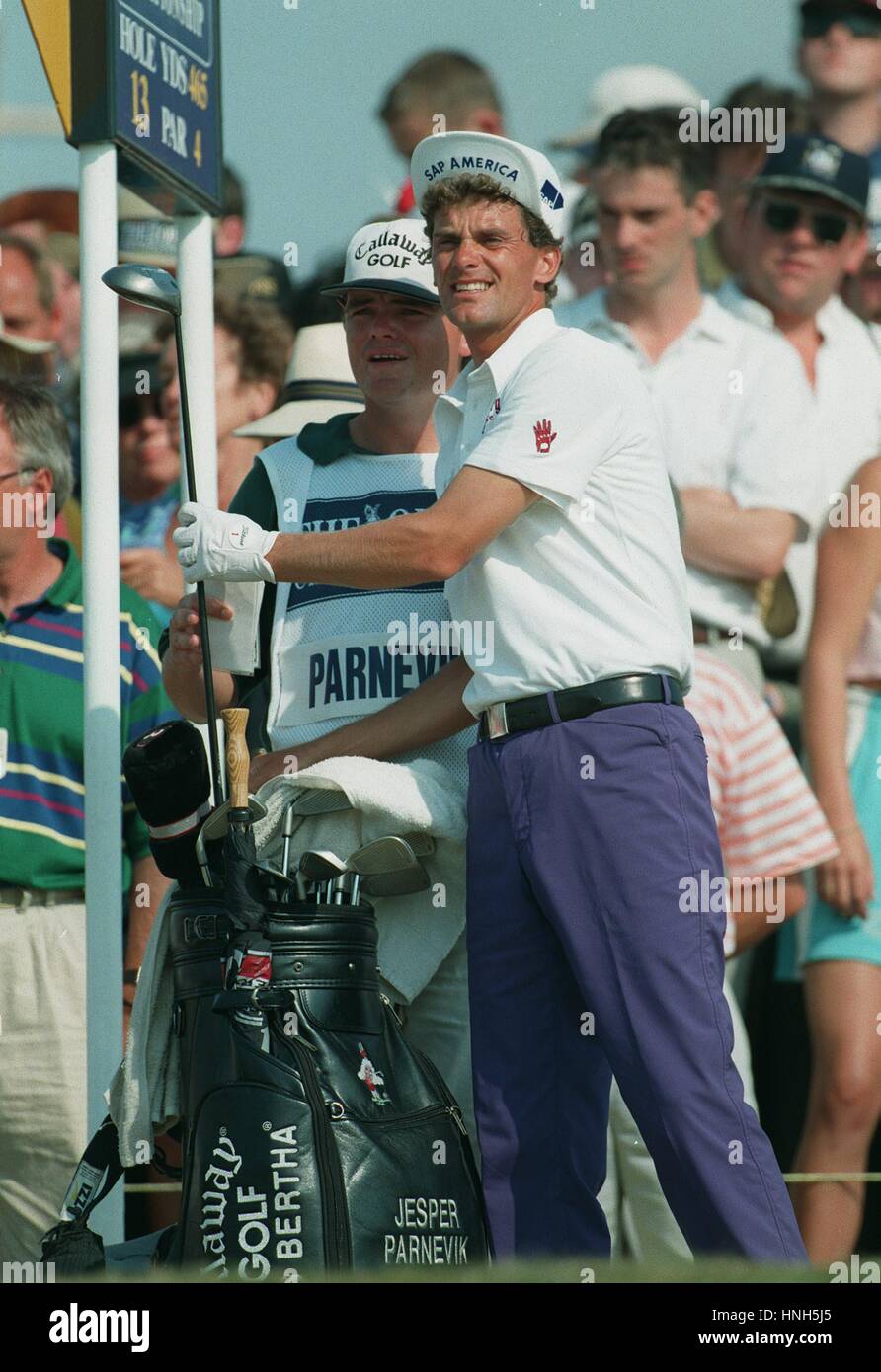 JESPER PARNEVIK BRITISH OPEN ROYAL TROON 1997 23 July 1997 Stock Photo ...