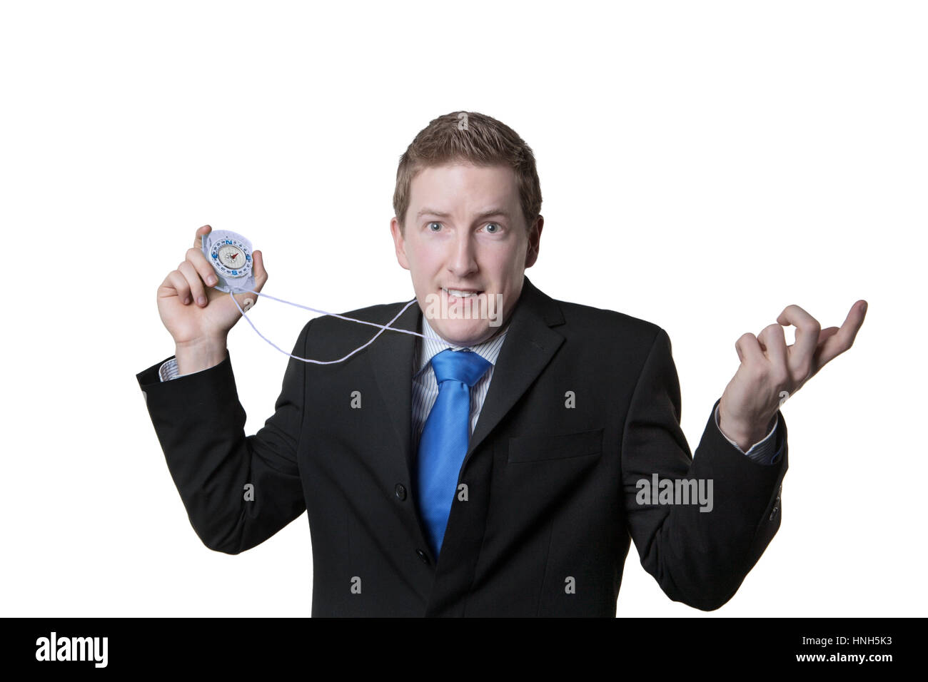 Confused person which way to go hi-res stock photography and images - Alamy