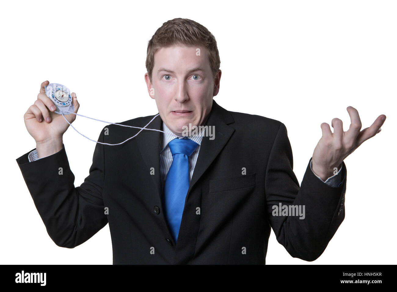 Confused person which way to go hi-res stock photography and images - Alamy