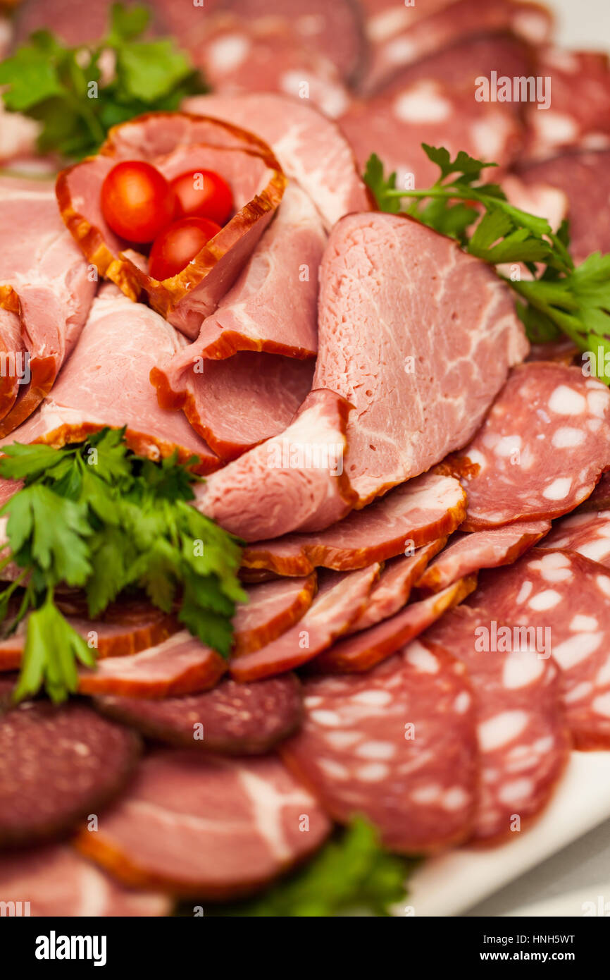 Assorted cold cuts hi-res stock photography and images - Alamy