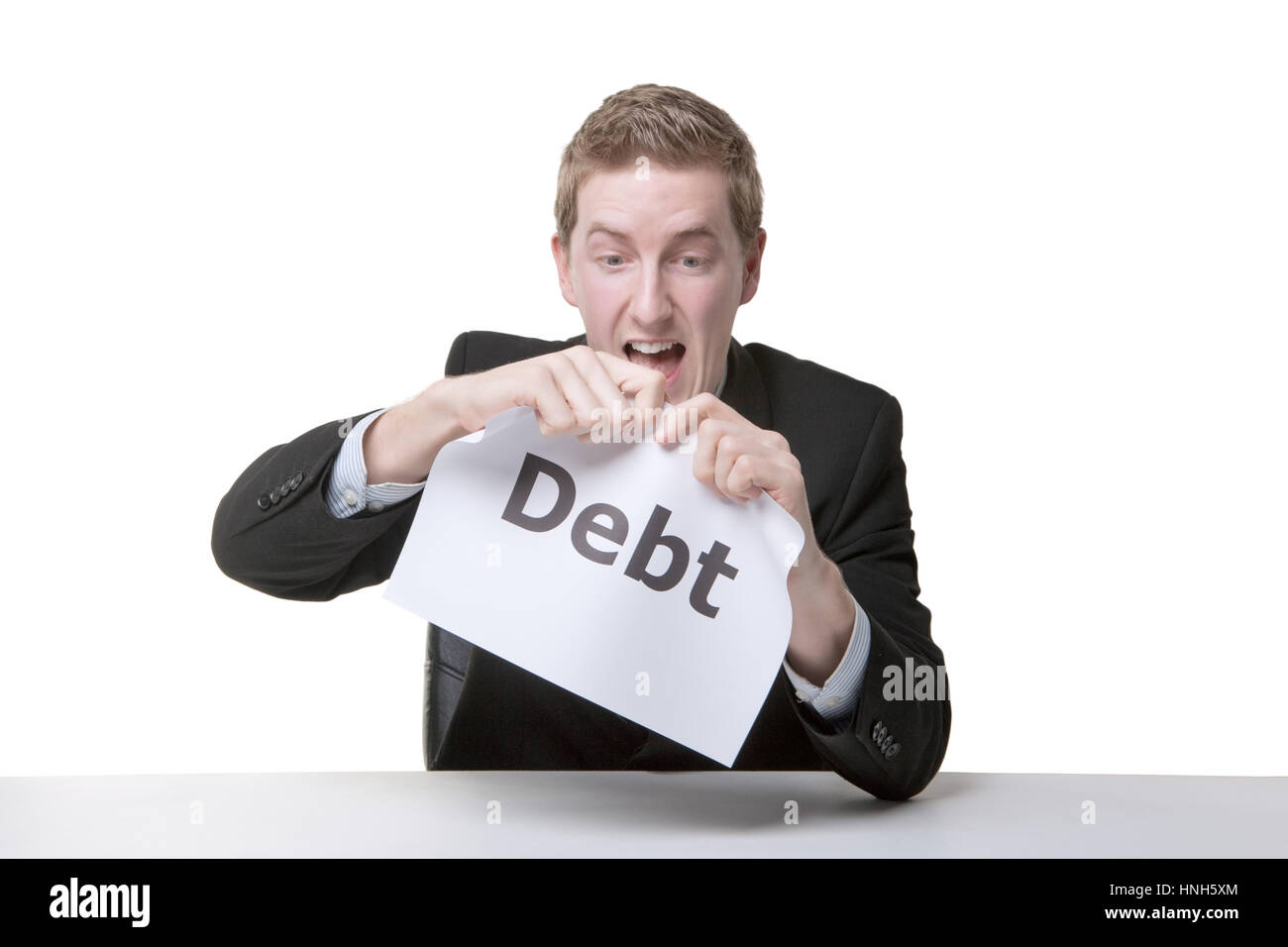 Getting into debt hi-res stock photography and images - Alamy