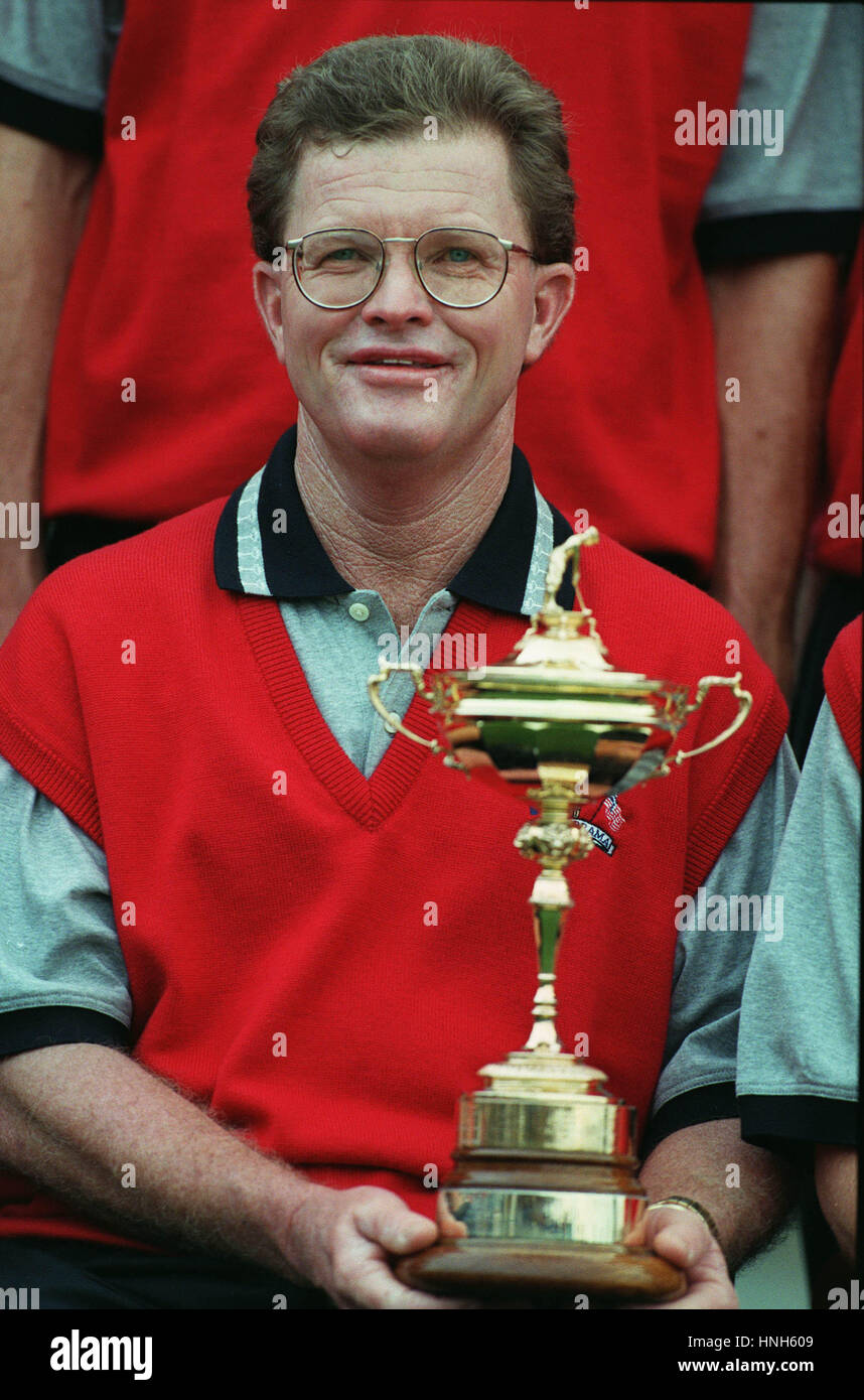 TOM KITE RYDER CUP CAPTAIN VALDERRAMA 29 September 1997 Stock Photo - Alamy