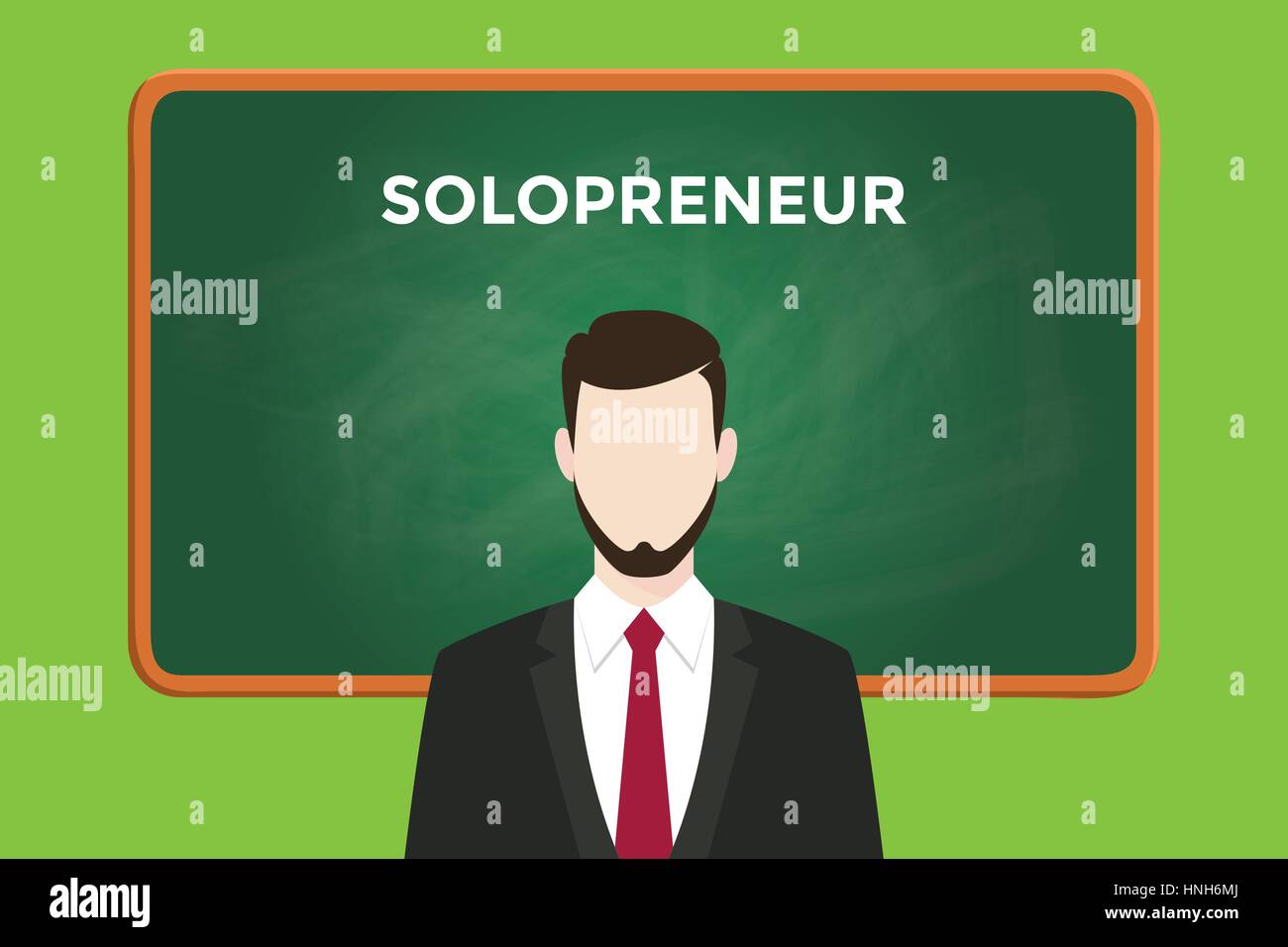 Solopreneur Stock Vector Images - Alamy
