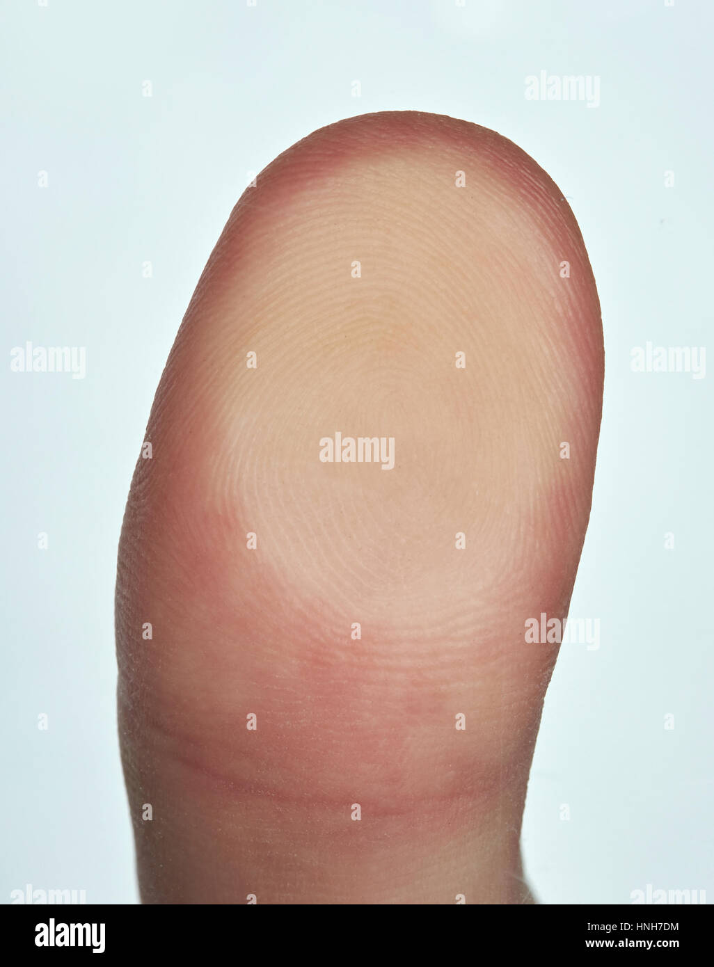 close up of finger touching screen isolated on white Stock Photo - Alamy