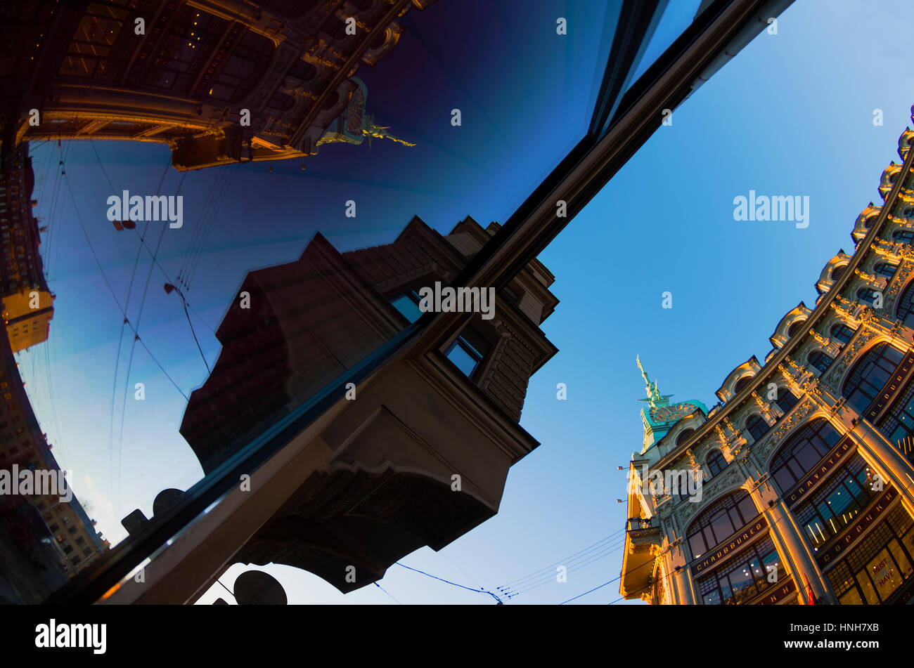 Fish eye lens city hi-res stock photography and images - Alamy