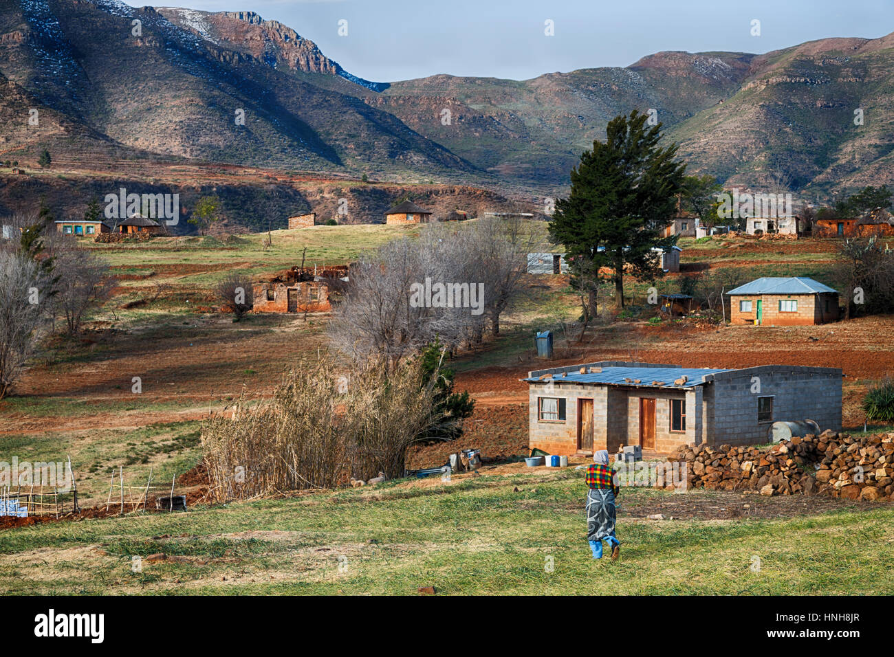 Lesotho Mountain Pass Maseru High Resolution Stock Photography and ...