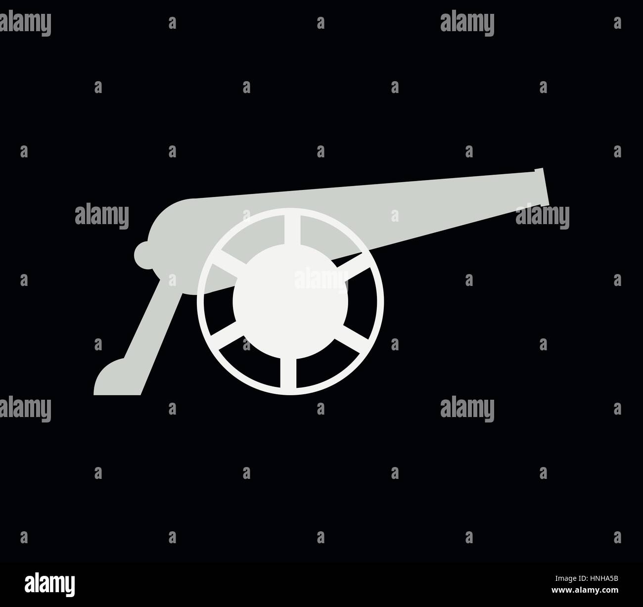 Cannon fire canon gun Stock Vector Images - Alamy