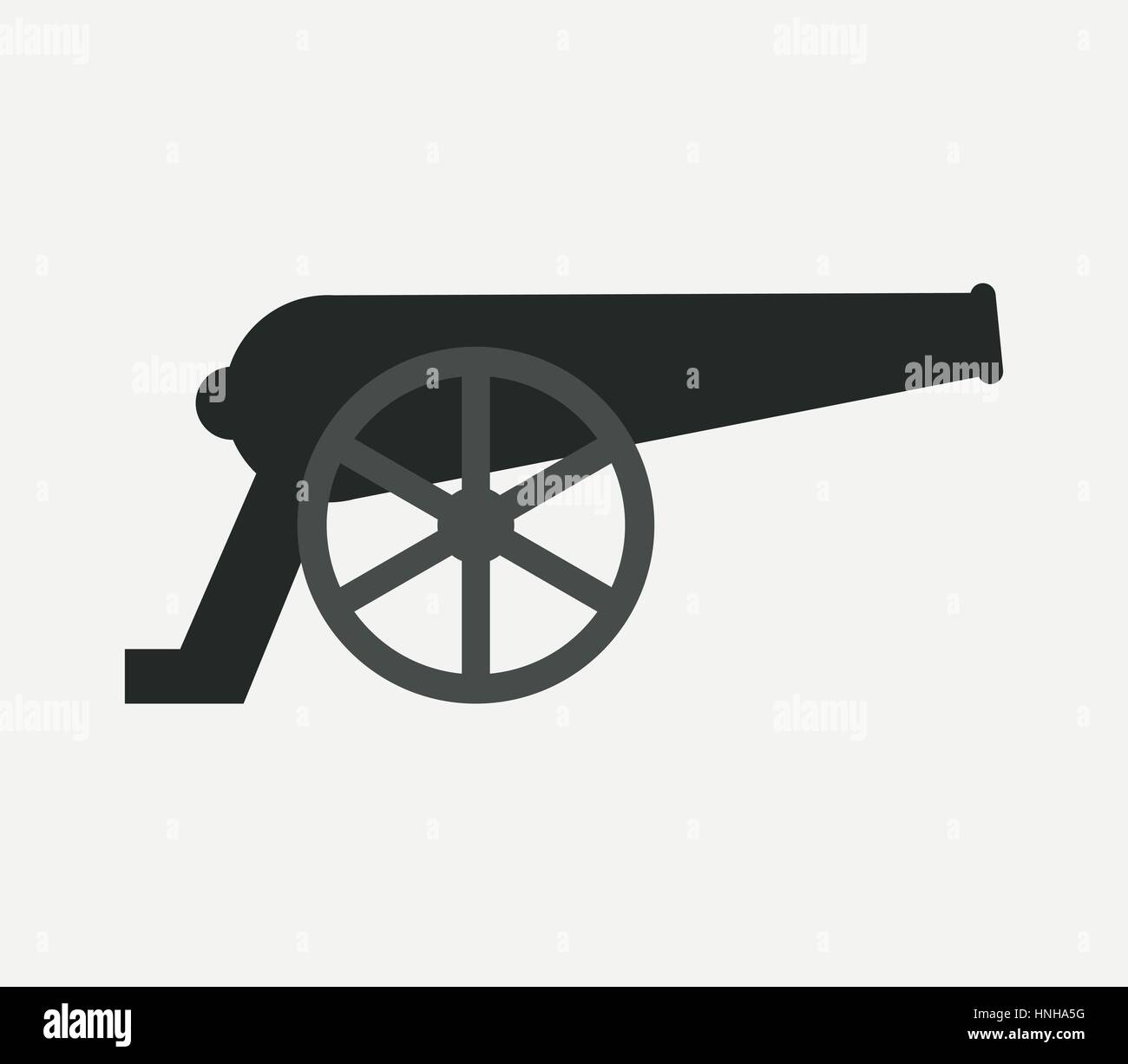 Cannon fire canon gun Stock Vector Images - Alamy
