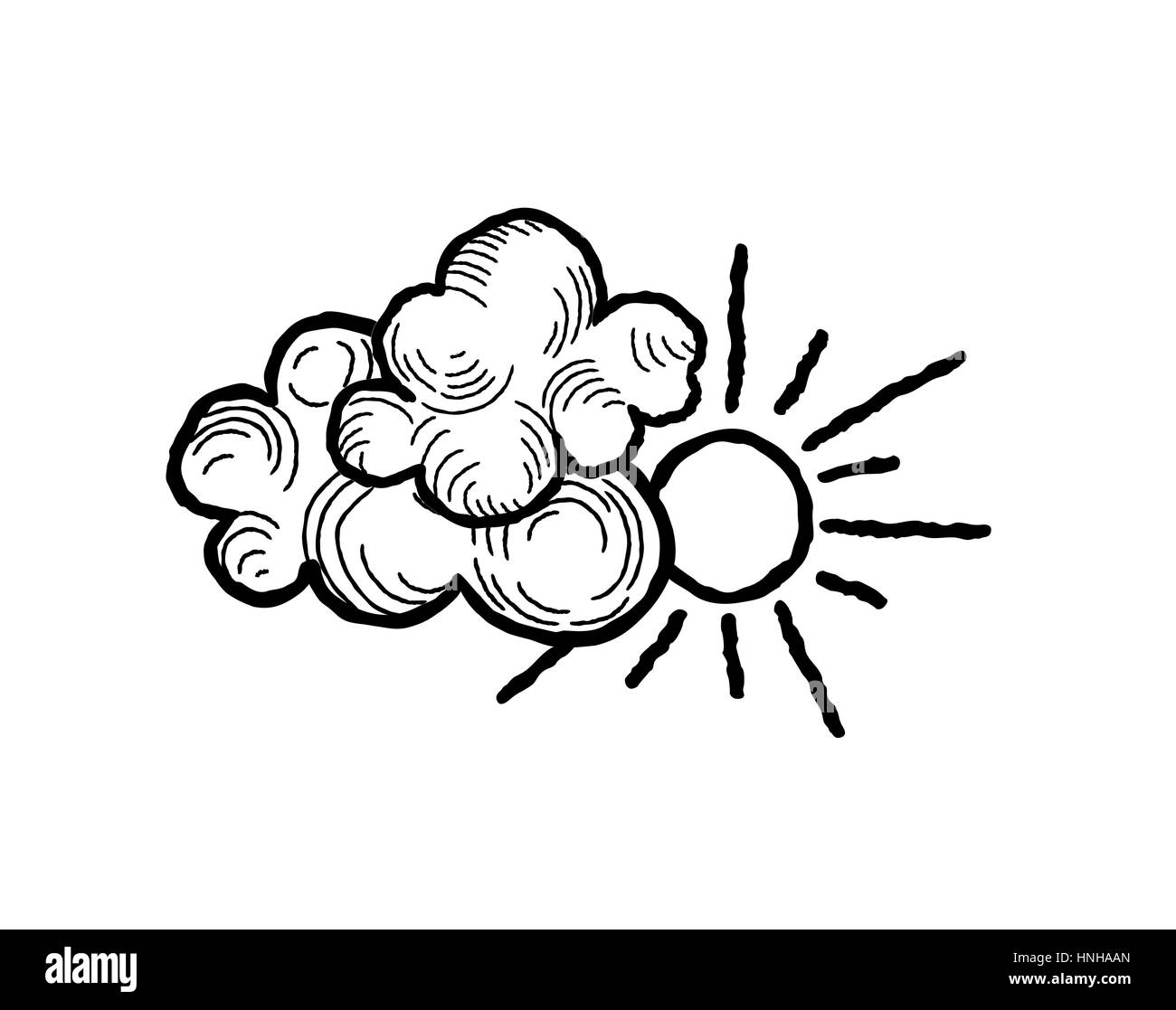 Blowing Sun Clip Art