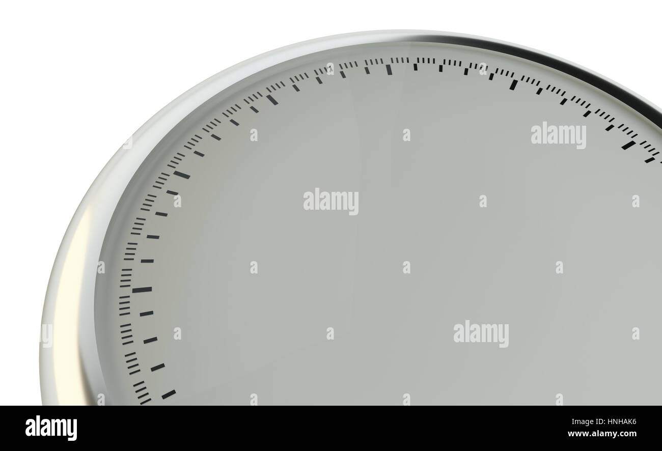 Clock face without numbers and arrows Stock Photo - Alamy