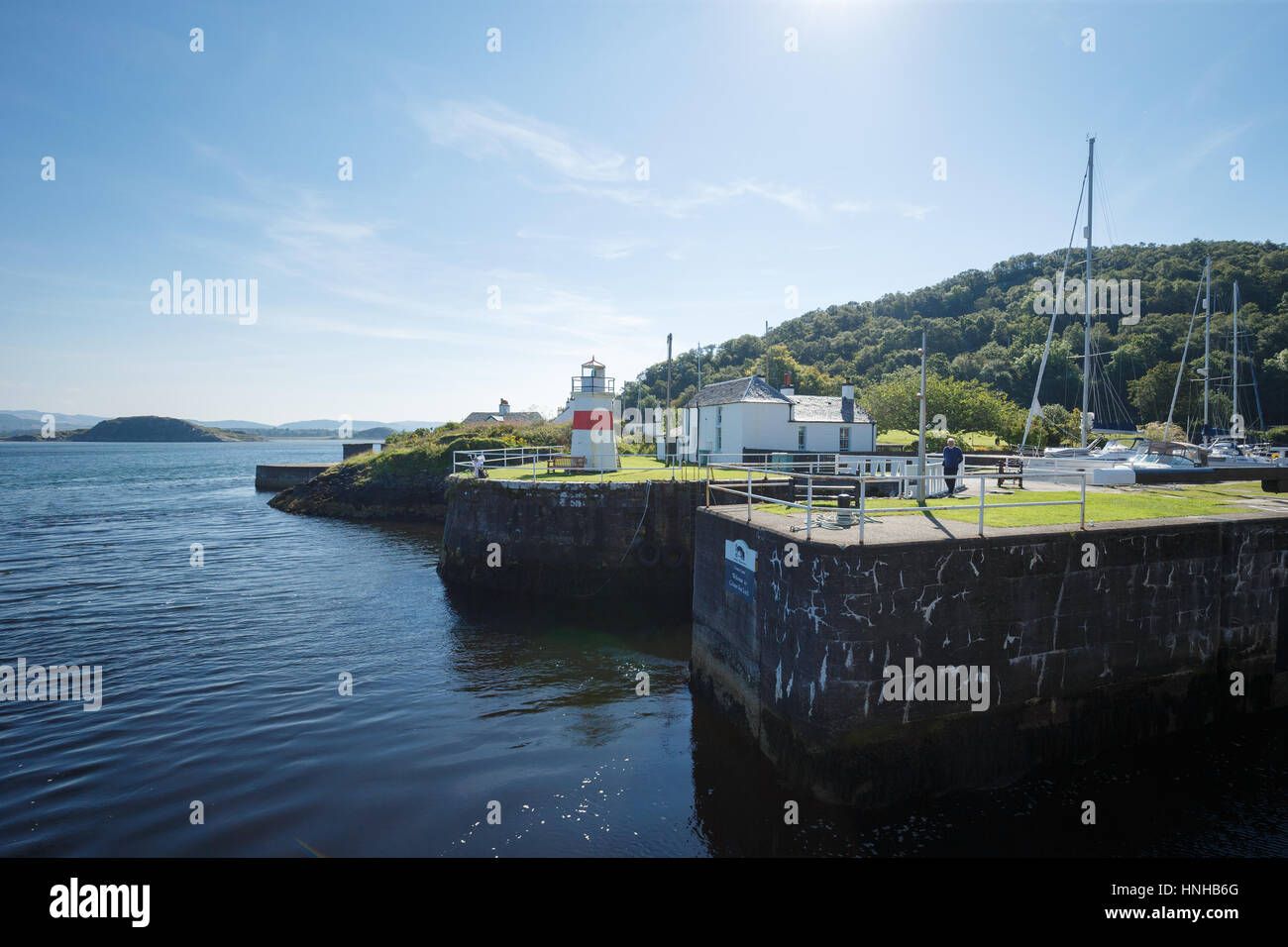 Crinan Sea Lock, Lochgilphead, Scotland Stock Photo - Alamy