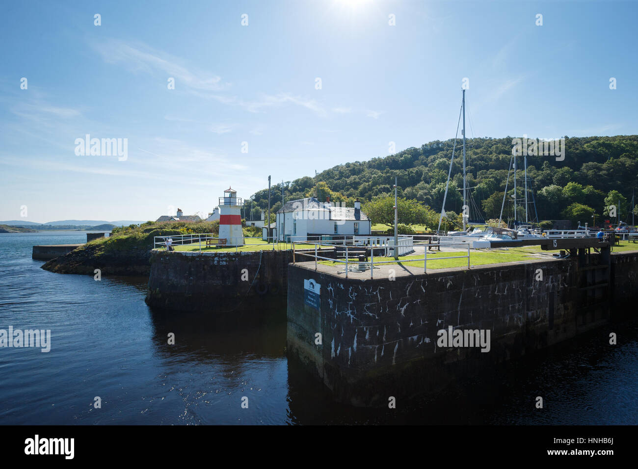 Crinan Sea Lock, Lochgilphead, Scotland Stock Photo - Alamy