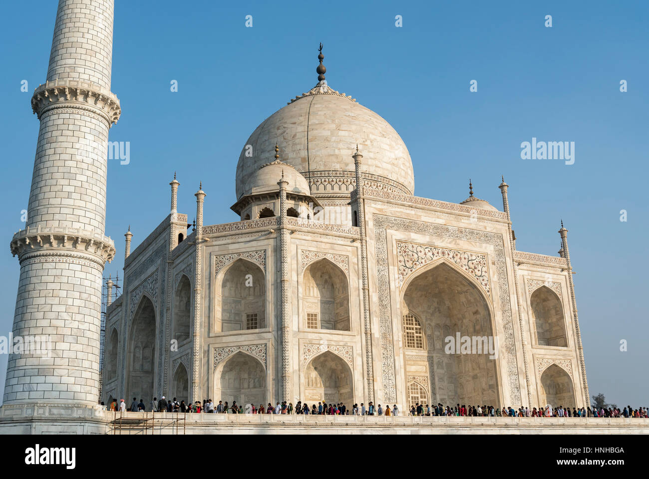 Taj mahal side view hi-res stock photography and images - Alamy