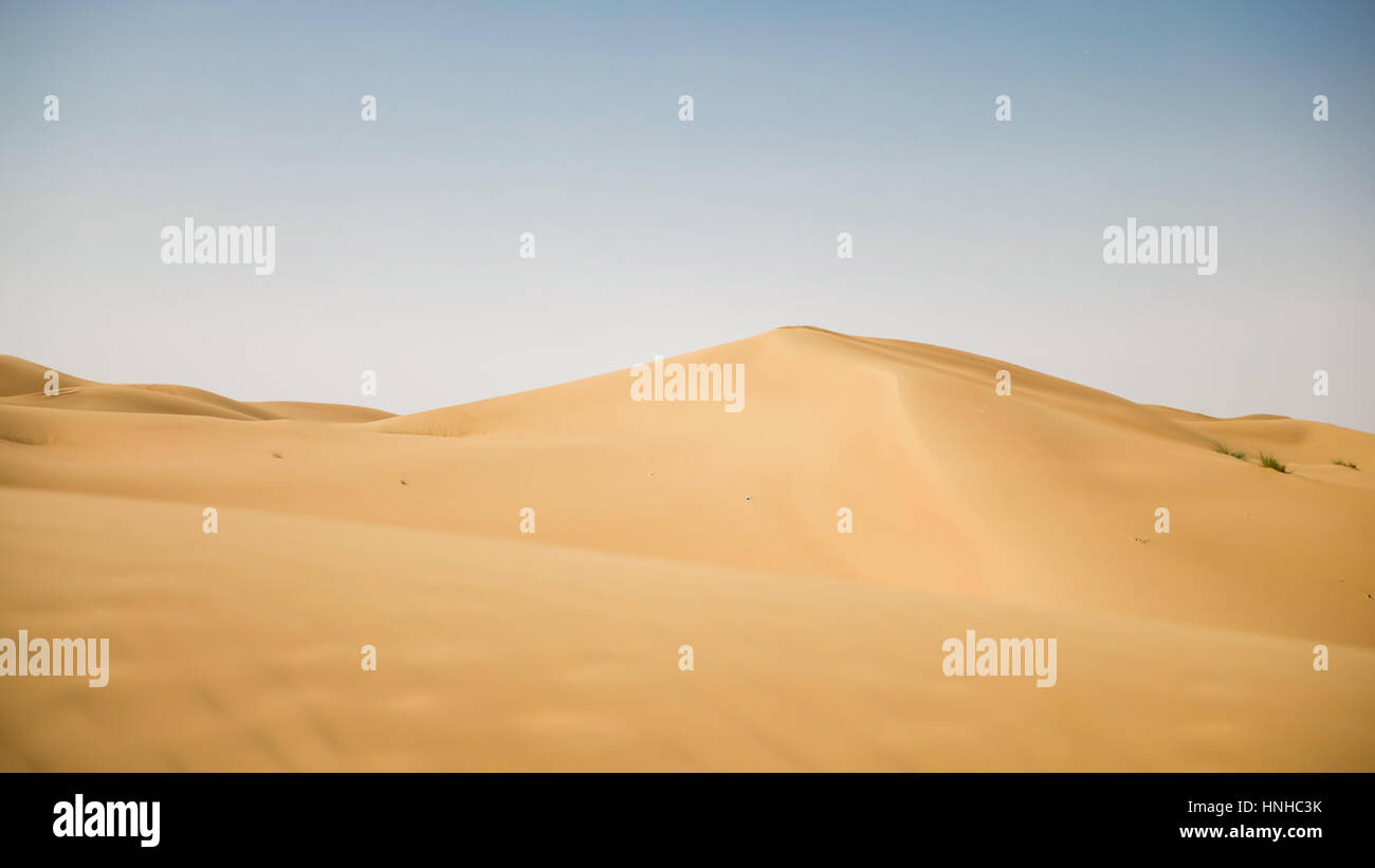 Hot warm desert landscape Stock Photo - Alamy