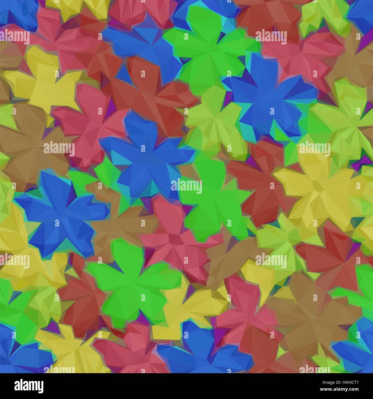 Low Poly Floral Background Stock Vector Image & Art - Alamy