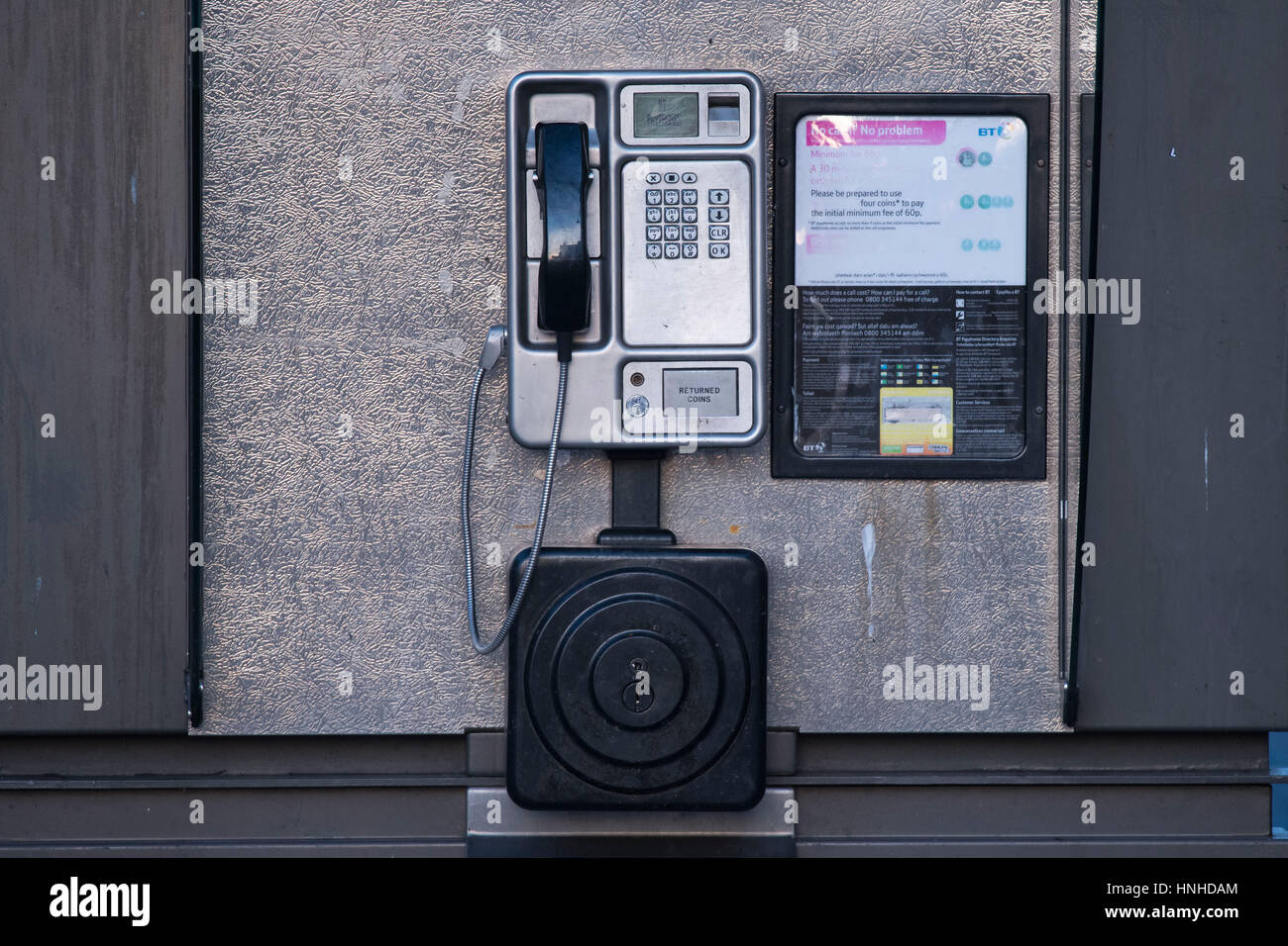 BT street telephone Stock Photo - Alamy