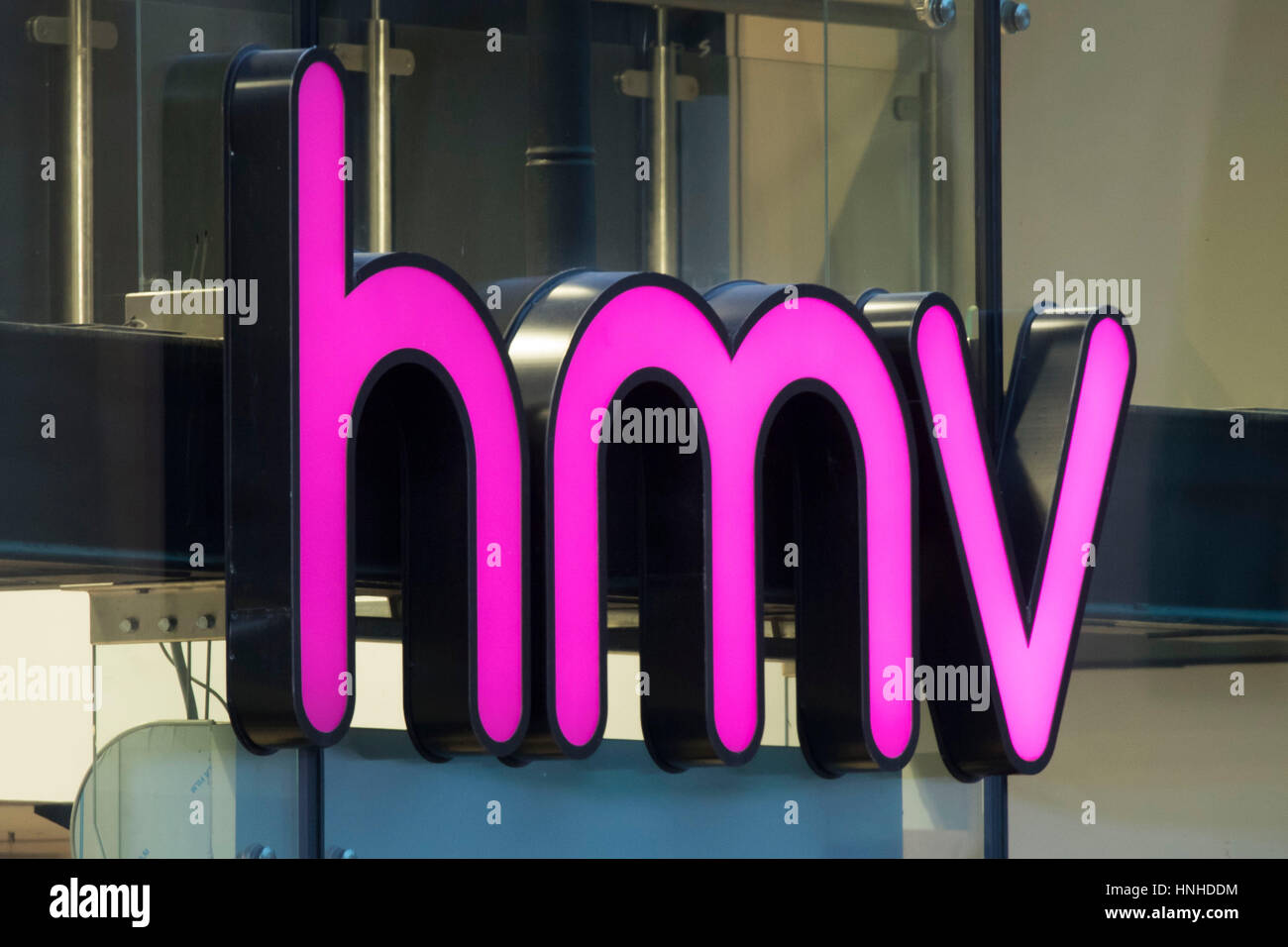 Hmv store sign hi-res stock photography and images - Alamy