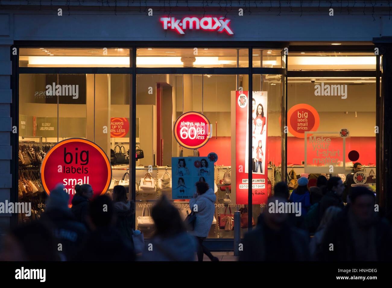 Tk Maxx Sign Stock Photos & Tk Maxx Sign Stock Images - Alamy