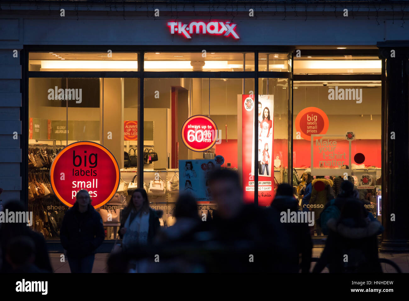 Tk Maxx Sign Stock Photos & Tk Maxx Sign Stock Images - Alamy