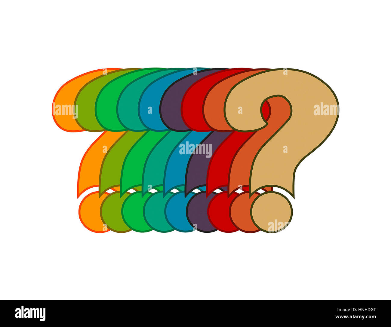 Graphic question marks hi-res stock photography and images - Alamy