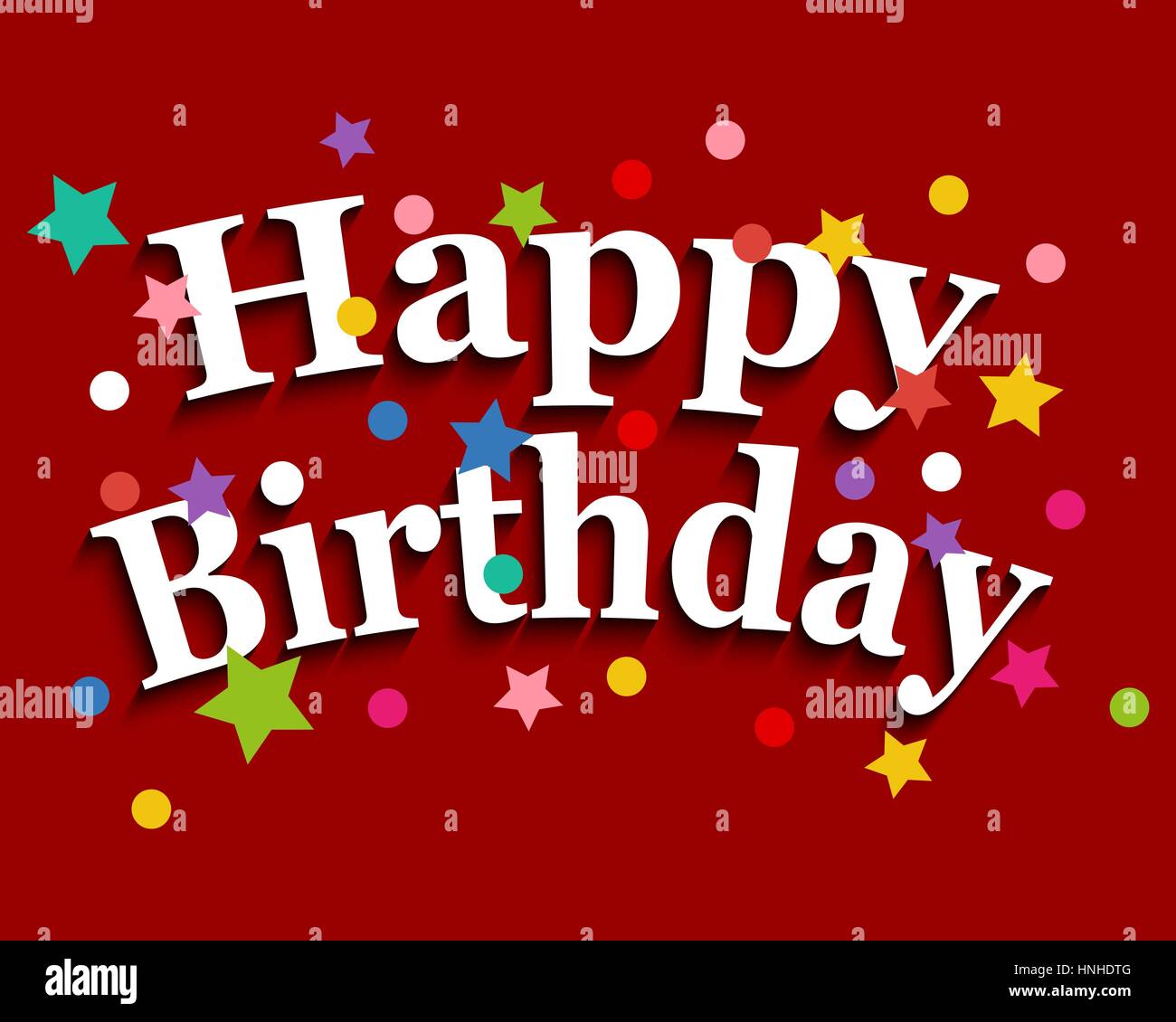 Birthday greeting card Stock Vector Image & Art - Alamy