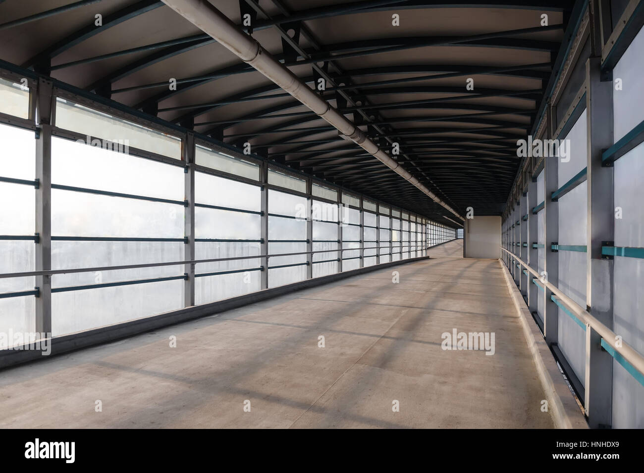 Overhead pedestrian bridge hi-res stock photography and images - Alamy