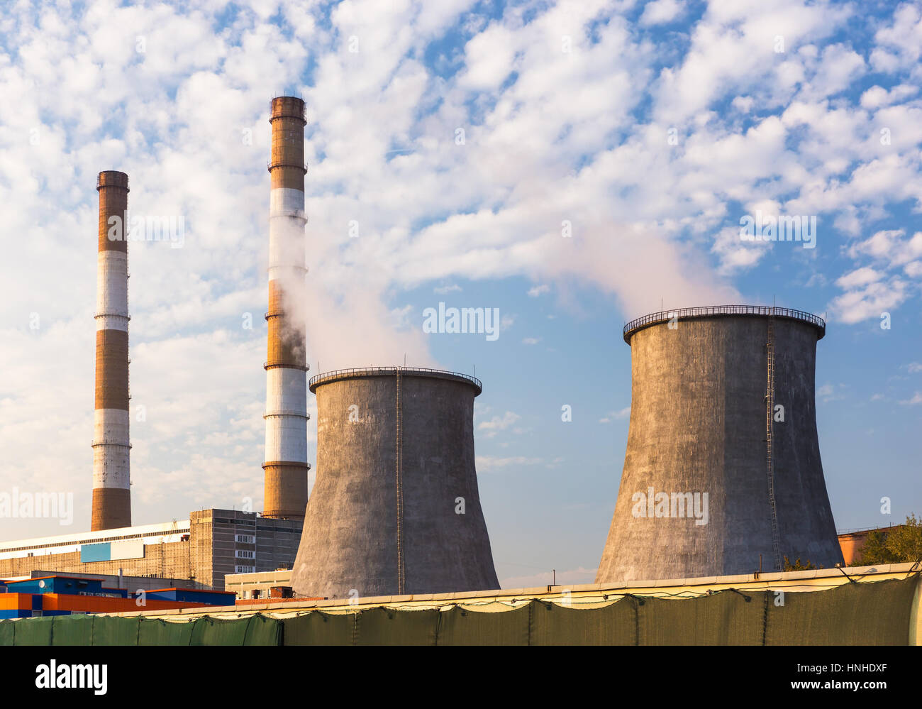 Radioactive pollution towers hi-res stock photography and images - Alamy
