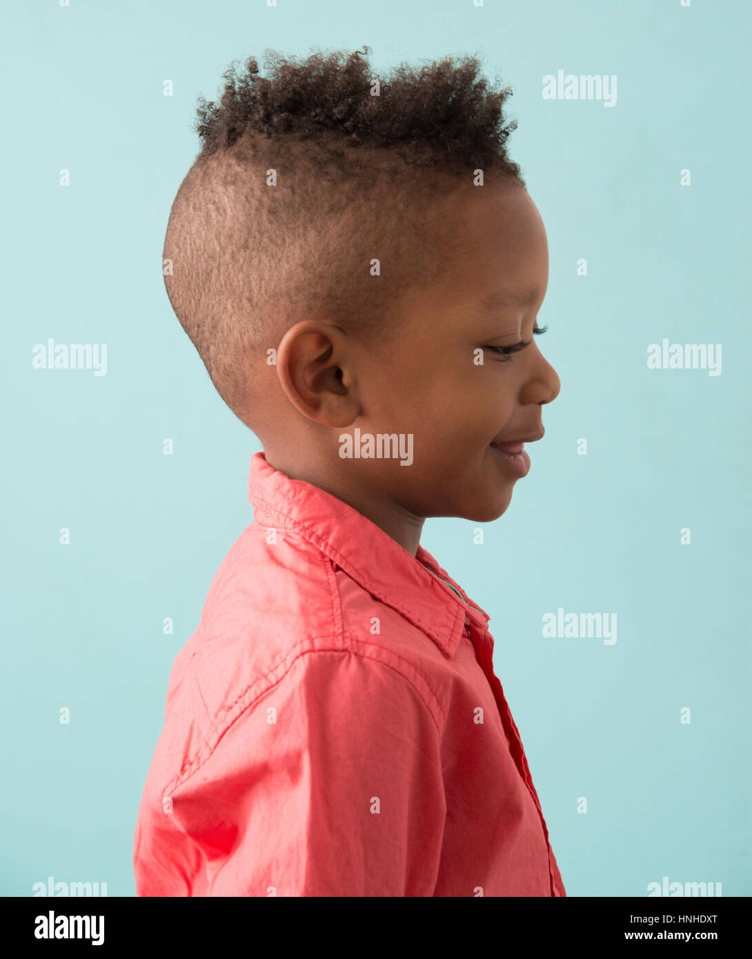 African American Boy Profile
