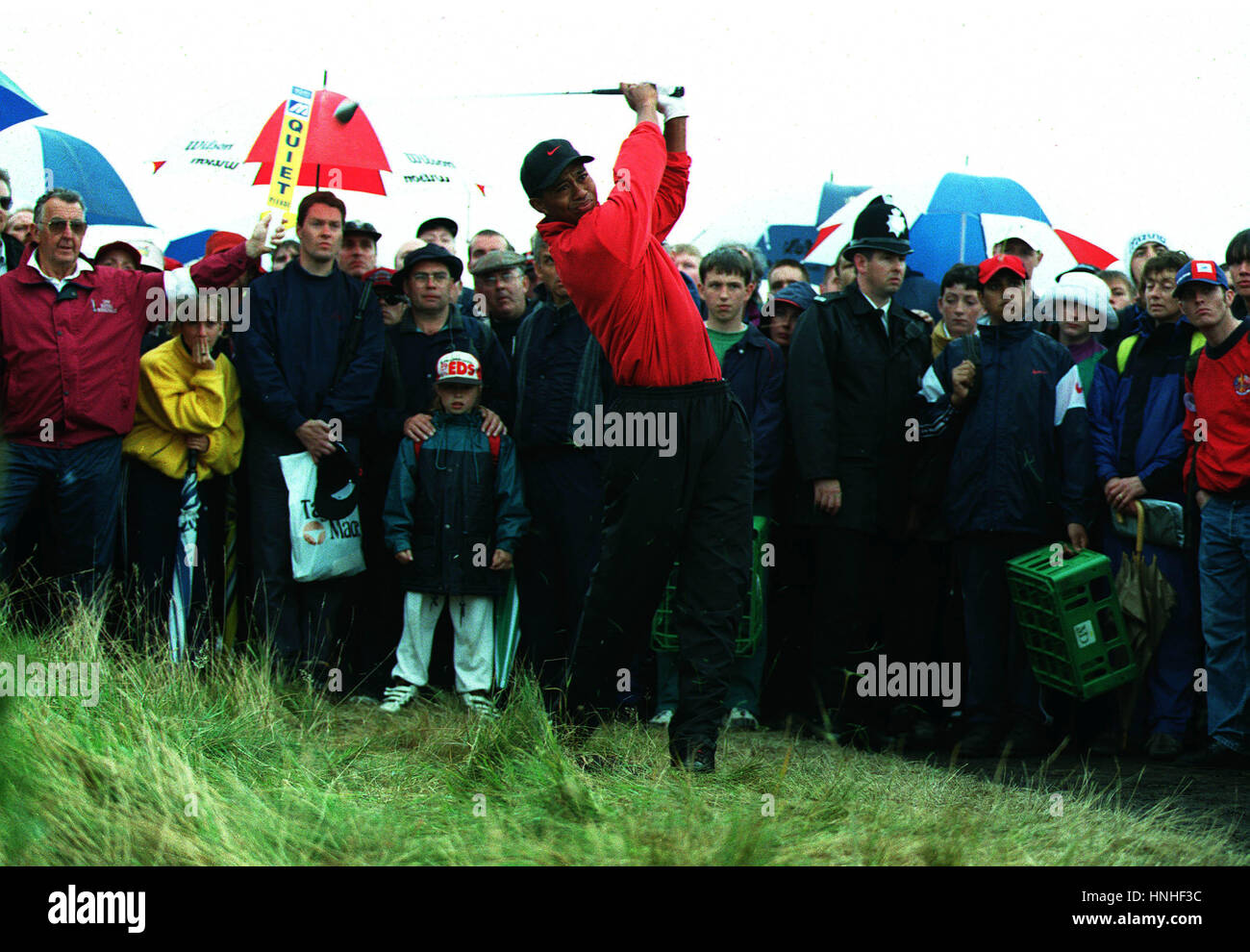 TIGER WOODS BRITISH OPEN ROYAL BIRKDALE 20 July 1998 Stock Photo - Alamy