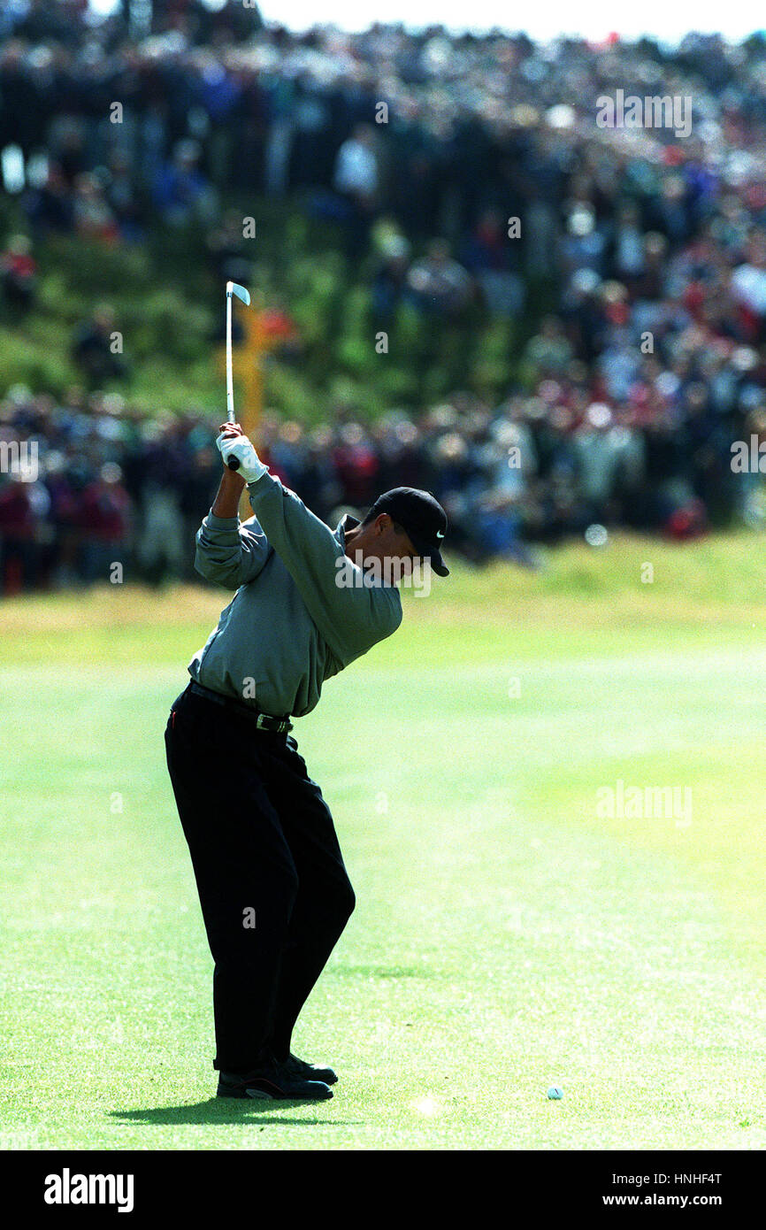 TIGER WOODS BRITISH OPEN ROYAL BIRKDALE 20 July 1998 Stock Photo - Alamy