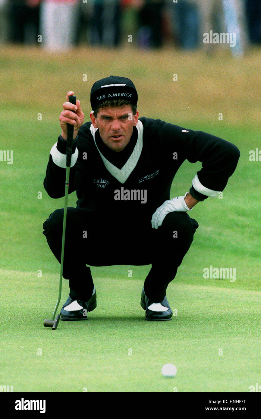 JESPER PARNEVIK BRITISH OPEN ROYAL BIRKDALE 18 July 1998 Stock Photo ...