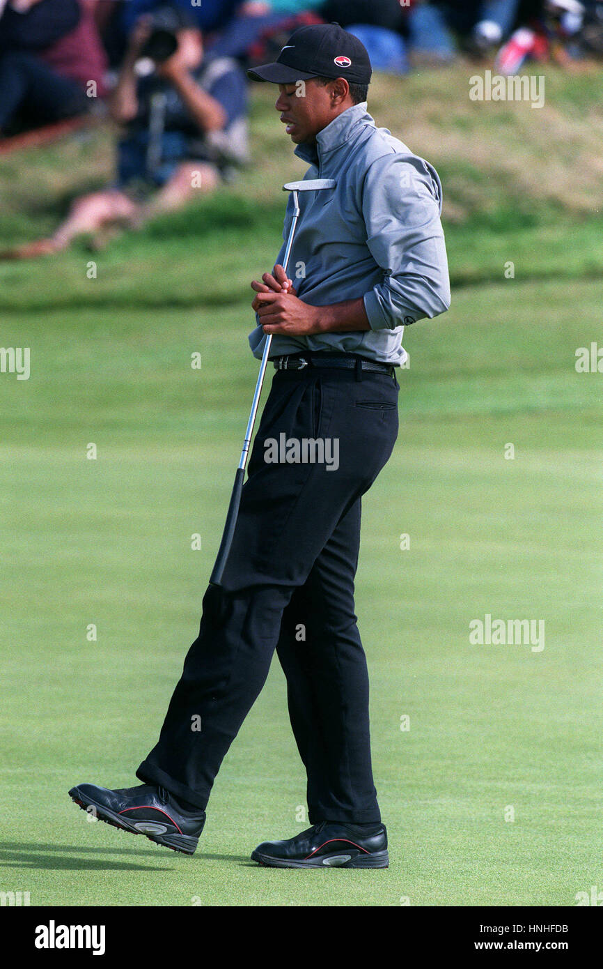 TIGER WOODS BRITISH OPEN ROYAL BIRKDALE 17 July 1998 Stock Photo - Alamy