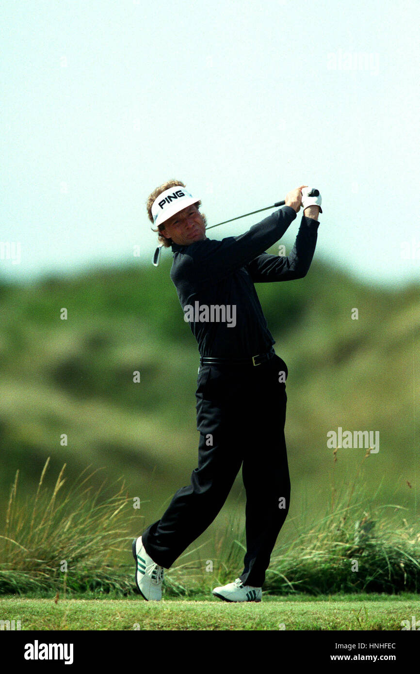 BERNHARD LANGER BRITISH OPEN ROYAL BIRKDALE 18 July 1998 Stock Photo ...
