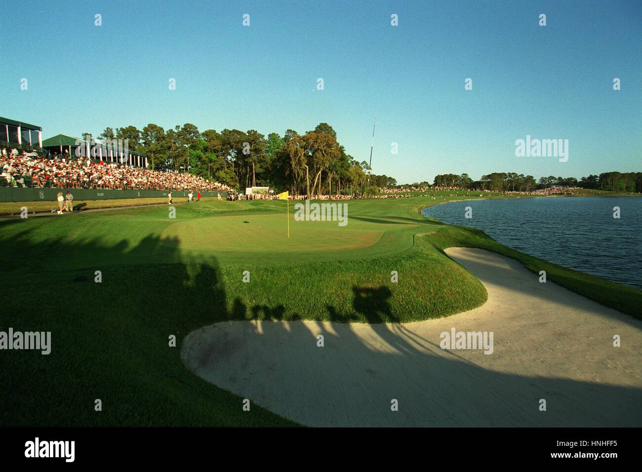 18TH HOLE SAWGRASS THE PLAYERS CHAMPIONSHIP 30 April 1998 Stock Photo ...