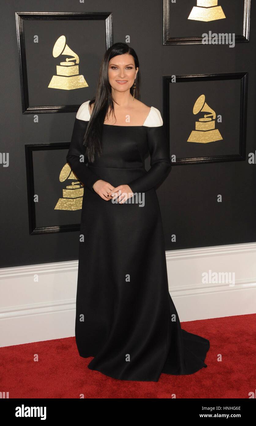 Los Angeles, CA, USA. 12th Feb, 2017. Laura Pausini at arrivals for ...