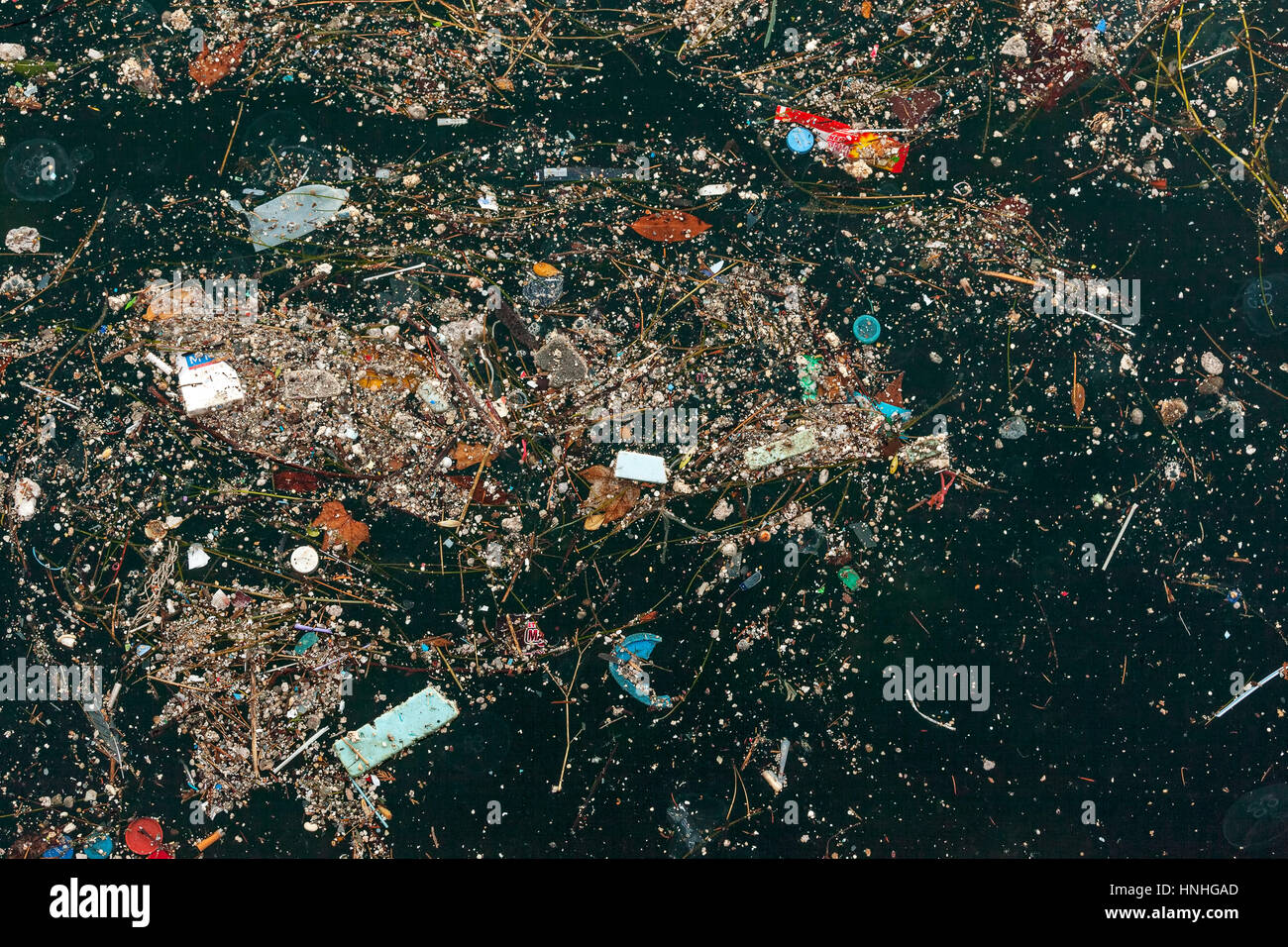 ISTANBUL - AUGUST 21 2013: Dirty, polluted sea Stock Photo - Alamy