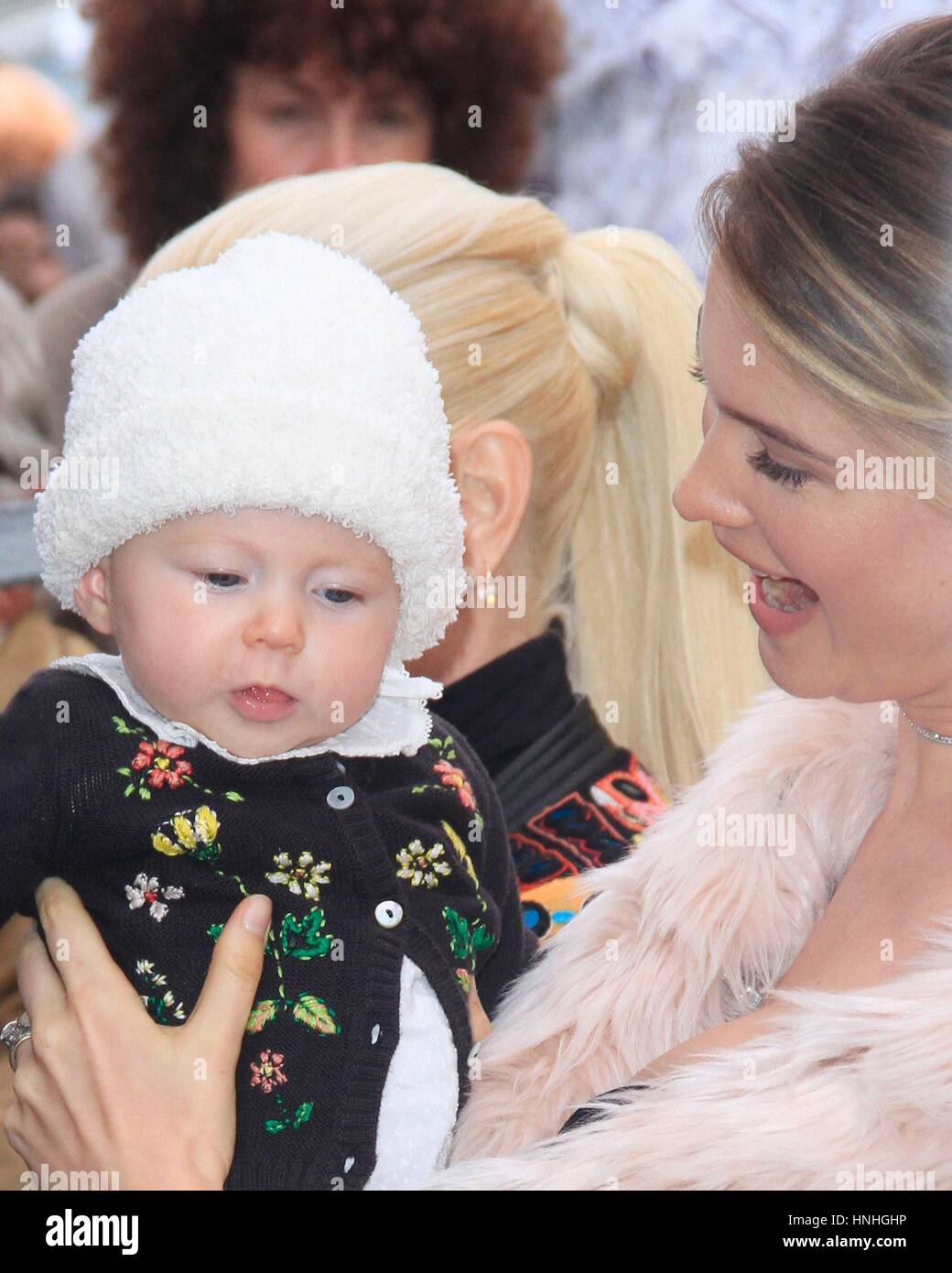 Dusty Rose Levine, Behati Prinsloo at the induction ceremony for Star ...