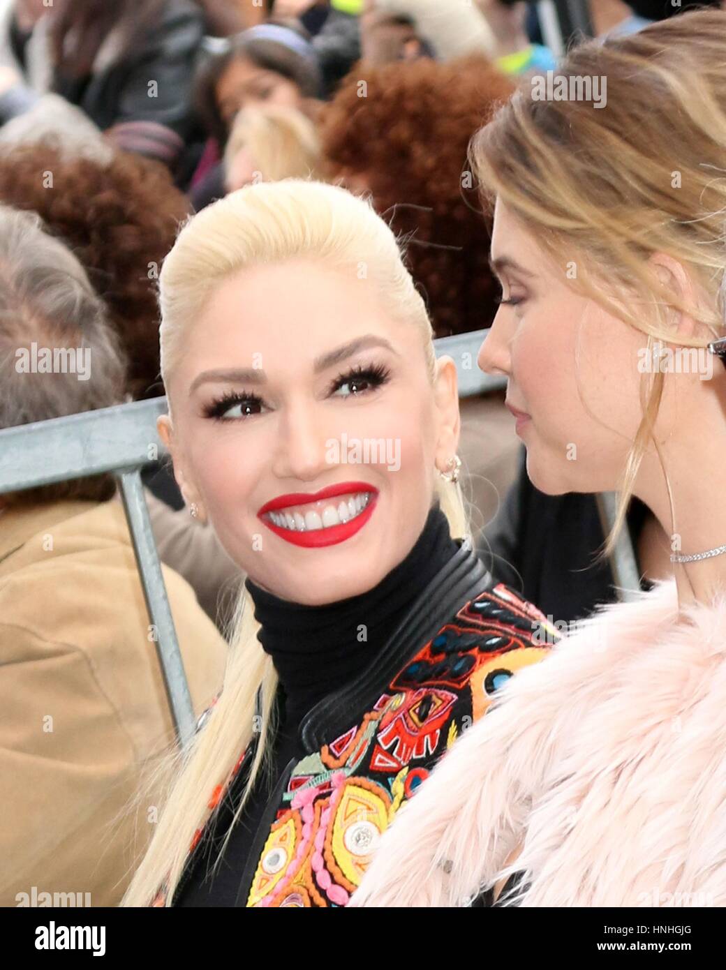 Gwen Stefani, Behati Prinsloo at the induction ceremony for Star on the ...