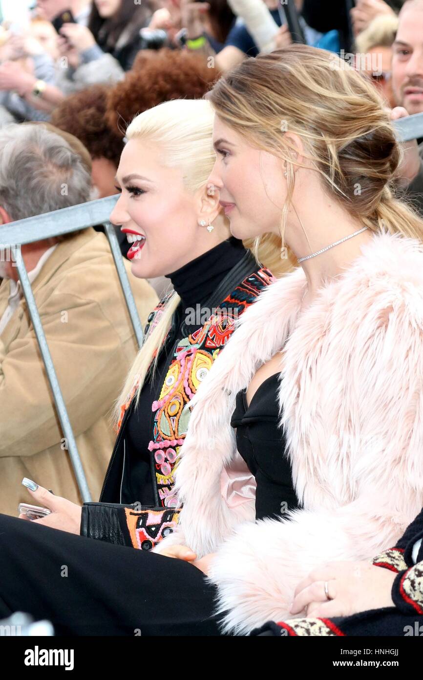 Gwen Stefani, Behati Prinsloo at the induction ceremony for Star on the ...