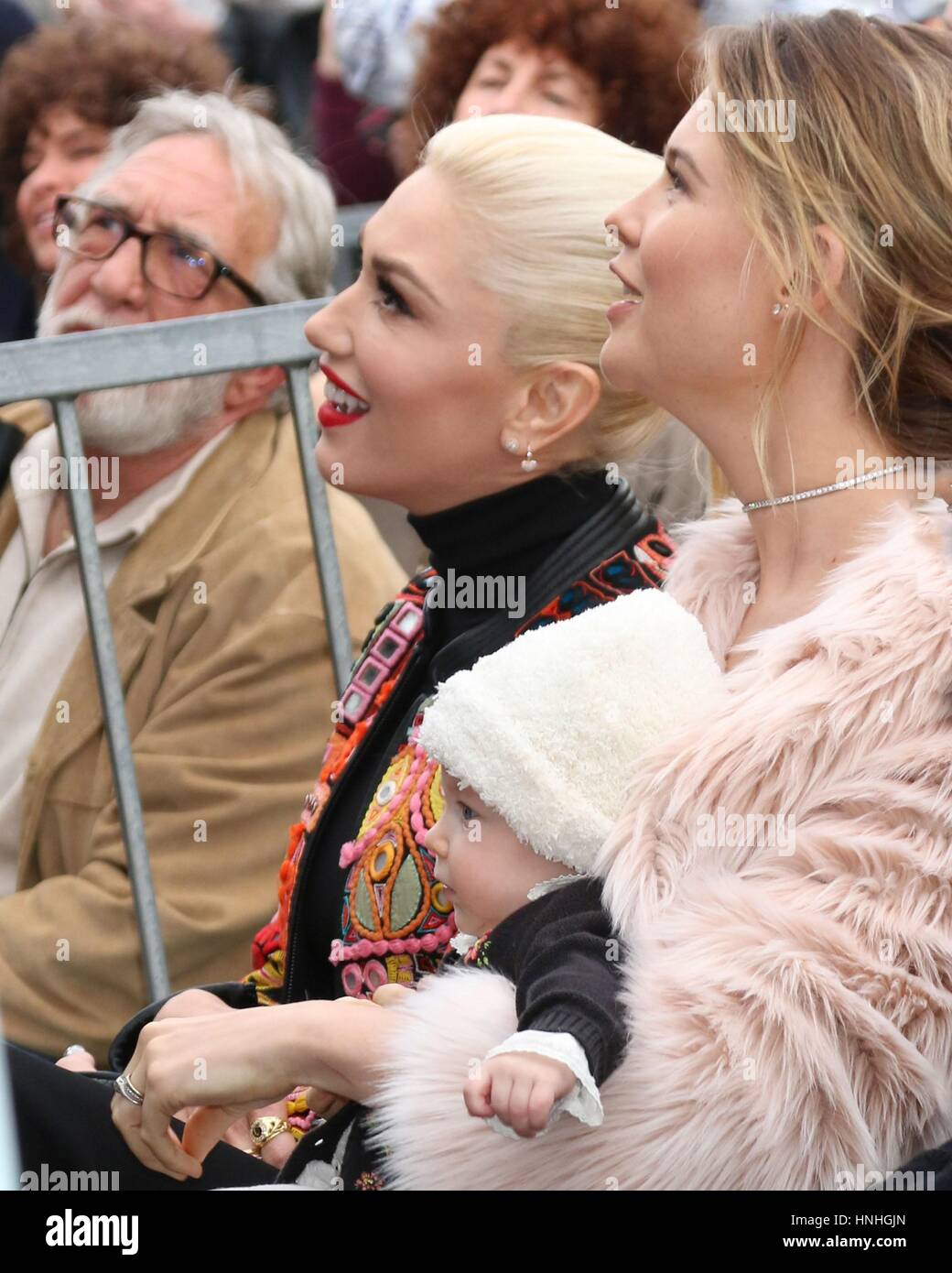 Gwen Stefani, Dusty Rose Levine, Behati Prinsloo at the induction ...