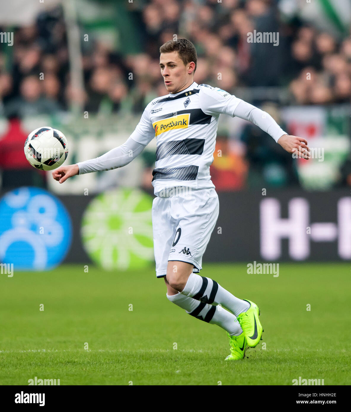 Bremen, Germany. 11th Feb, 2017. Moenchengladbach's Thorgan Hazard ...