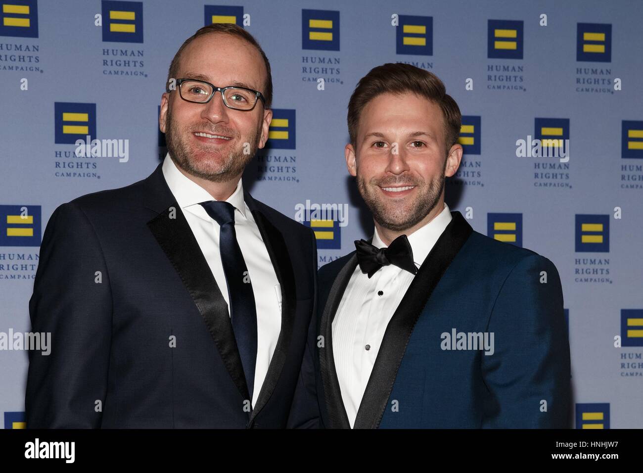 New York, NY, USA. 11th Feb, 2017. Chad Griffin, Charlie Joughin at ...