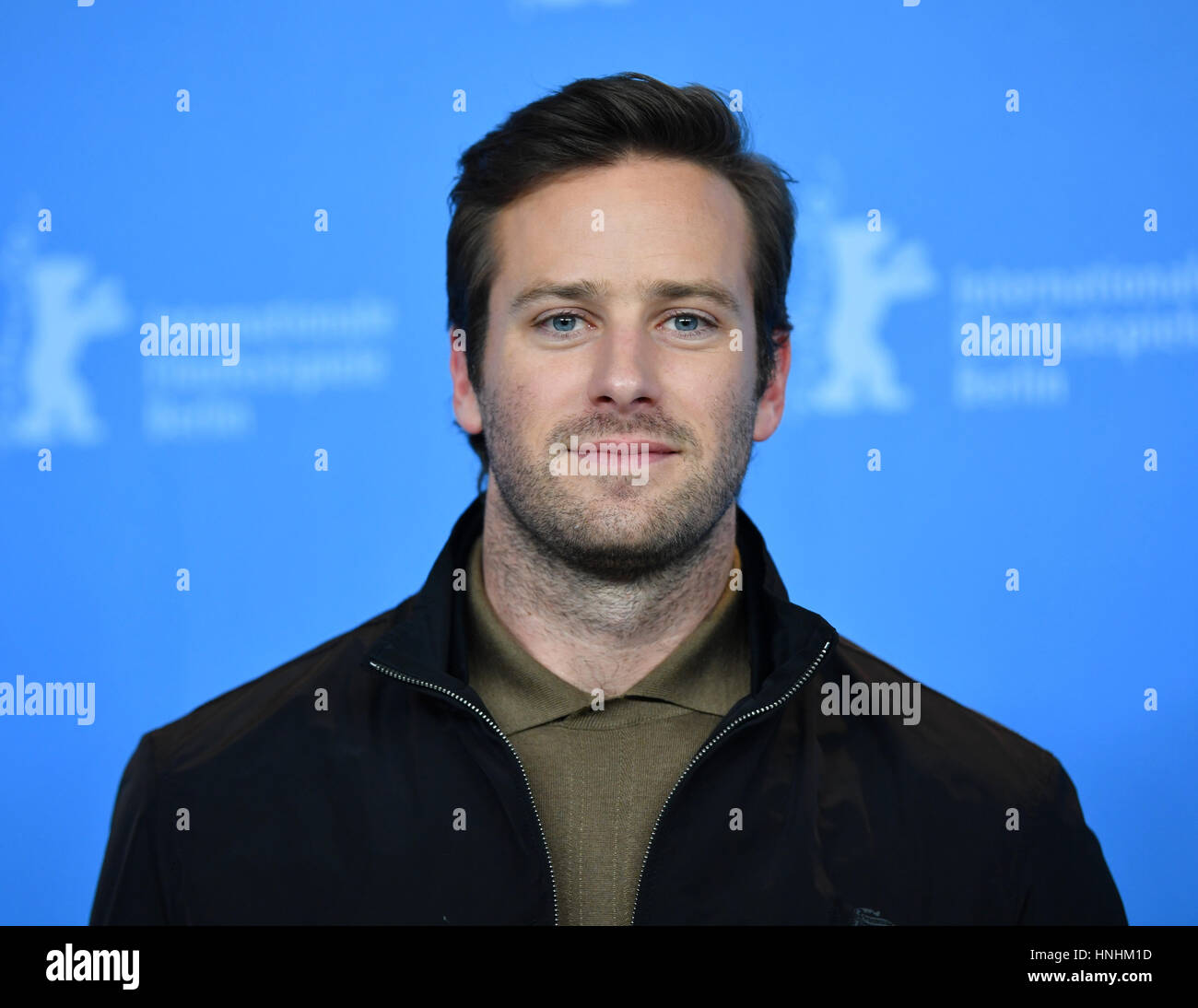 US-American actor Armie Hammer, photographed during the photo call for ...
